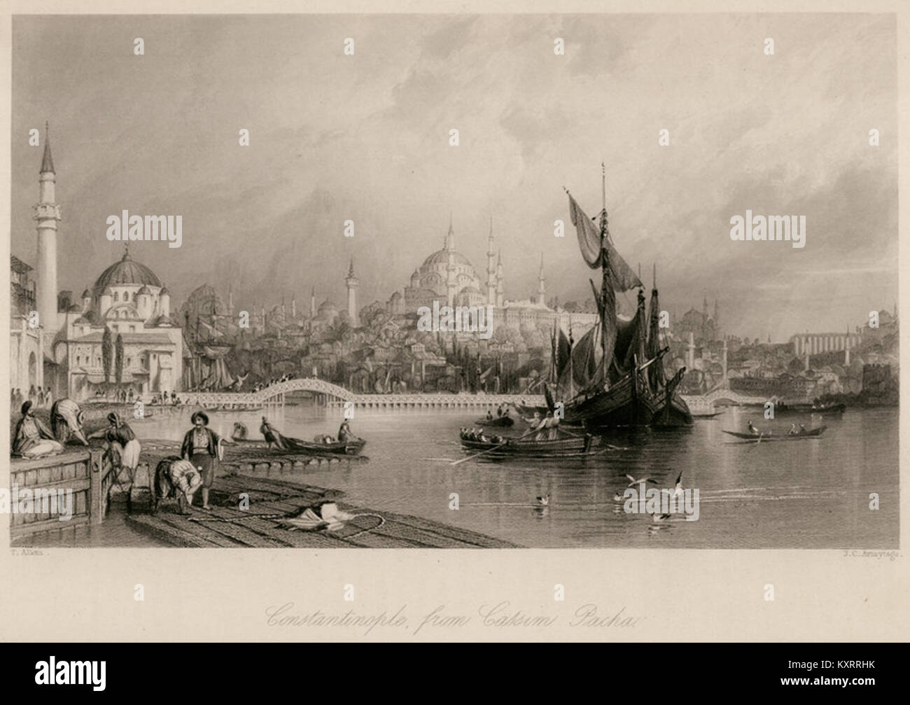 Constantinople architecture city map hi-res stock photography and ...