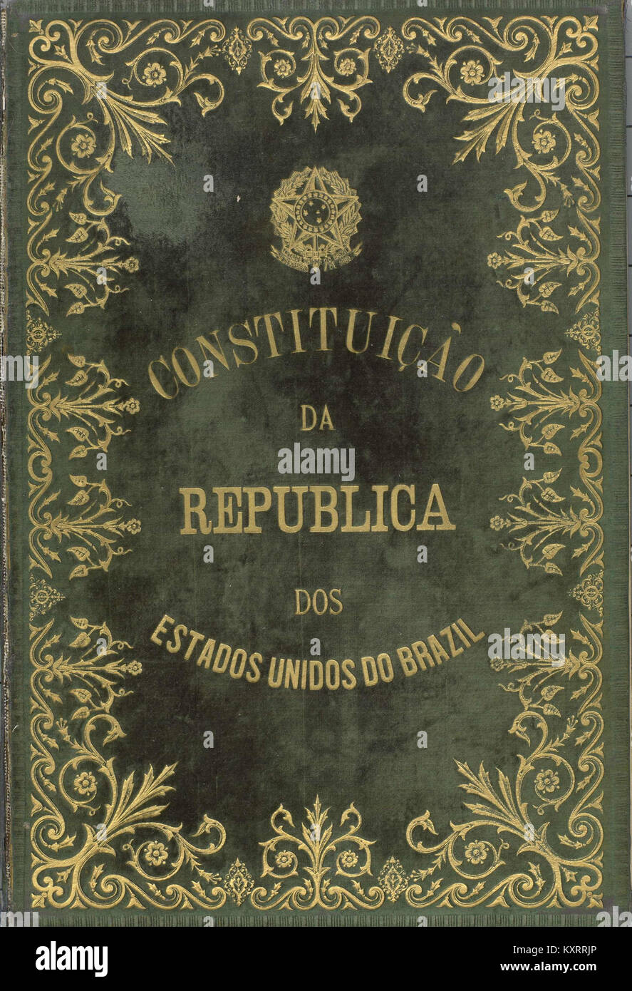 This is the cover page of the 1891 Constitution of the Republic of the ...