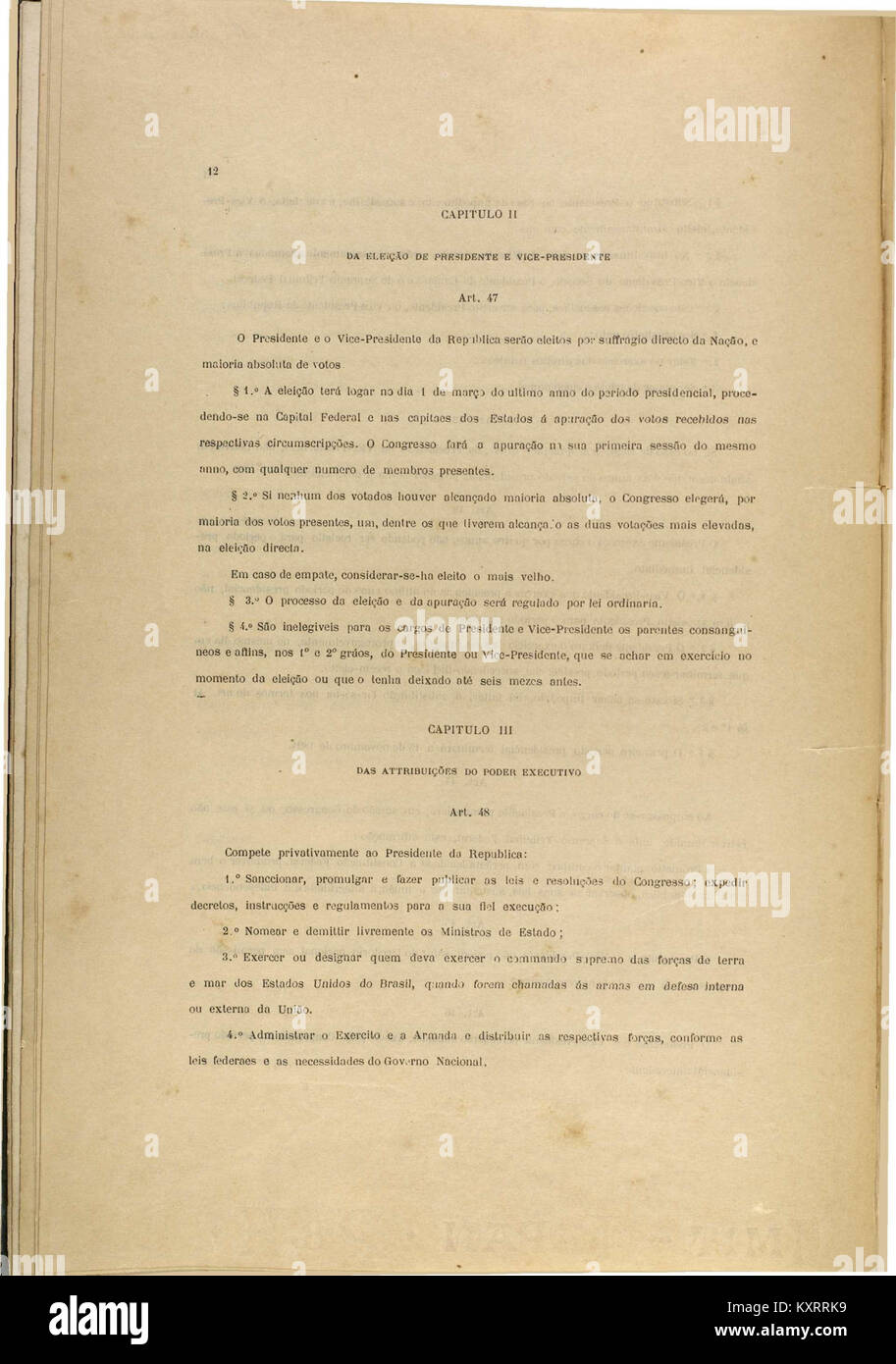 The 1891 Constitution of the Republic of the United States of Brazil ...