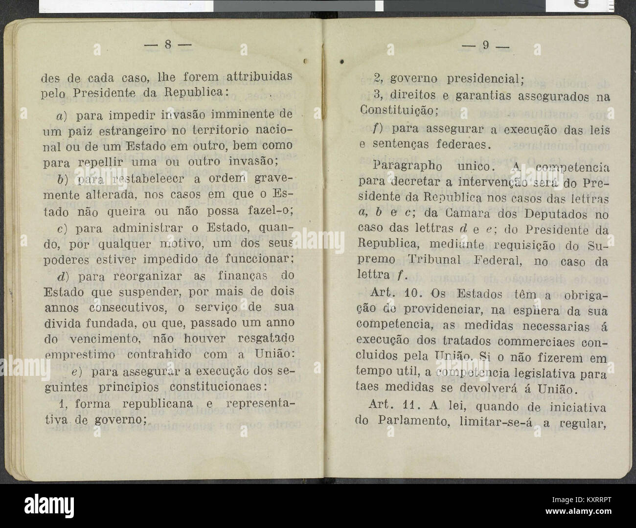 This page from Brazil’s 1937 Constitution outlines legal principles and ...