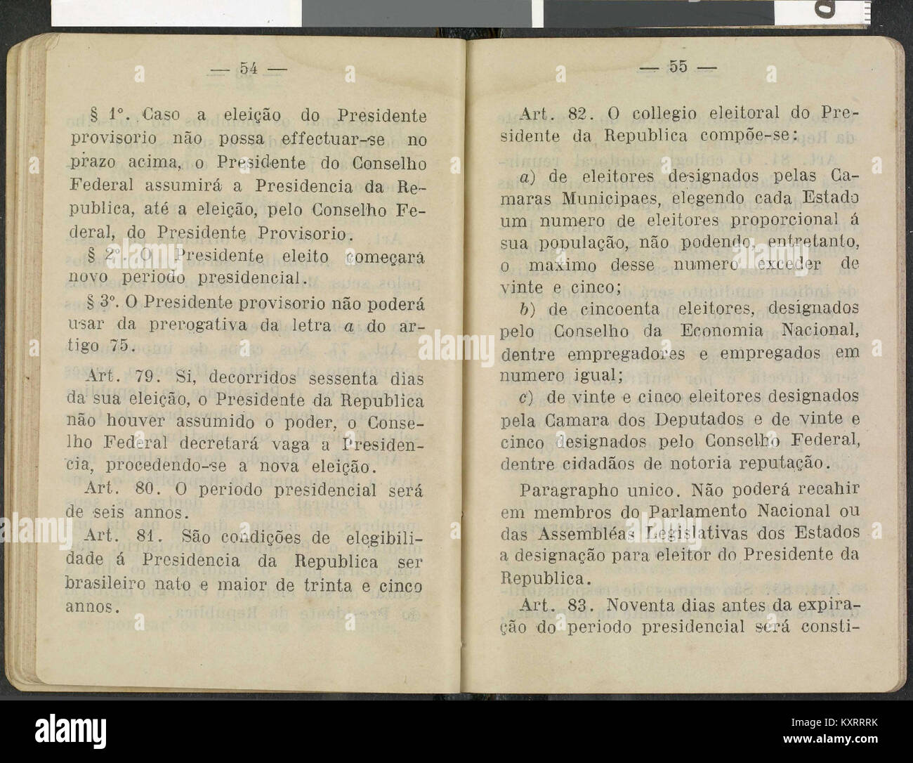 Page 29 of the 1937 Brazilian Constitution, outlining provisions under ...