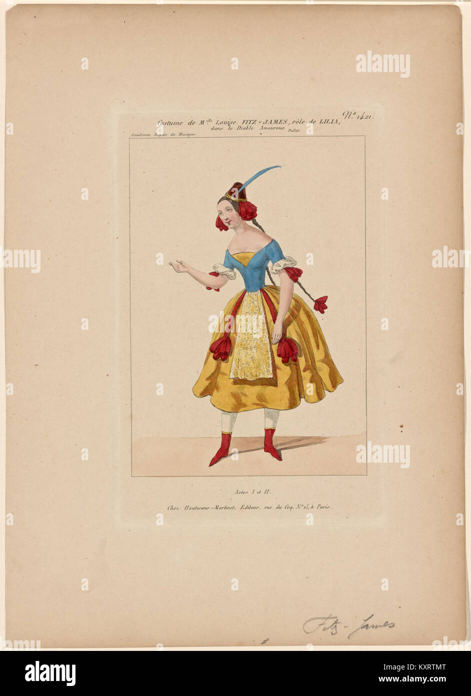 Ballet costume 19th century hi-res stock photography and images - Alamy