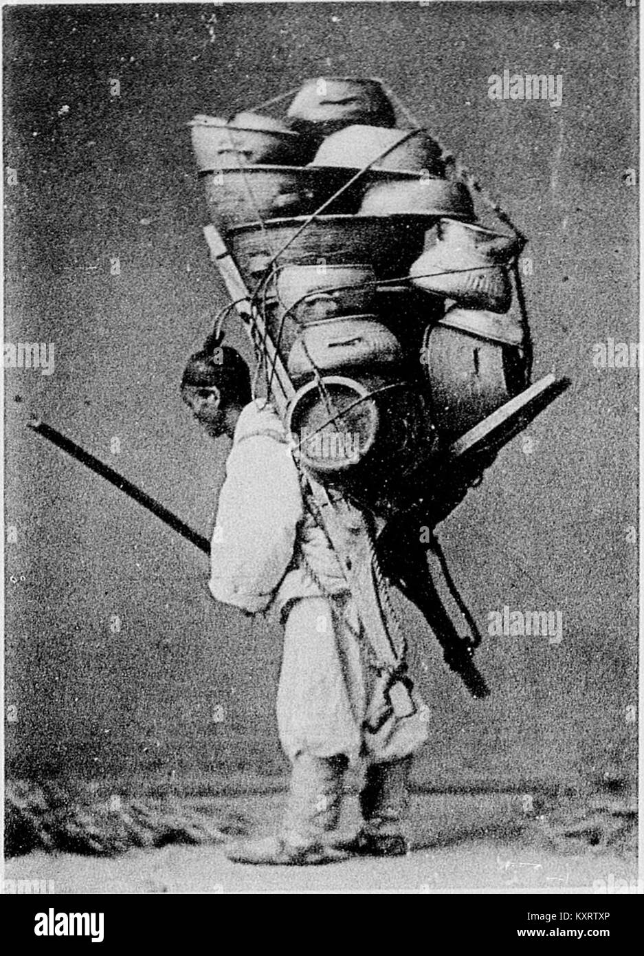 A vintage postcard from Seoul, South Korea, showing a historical ...