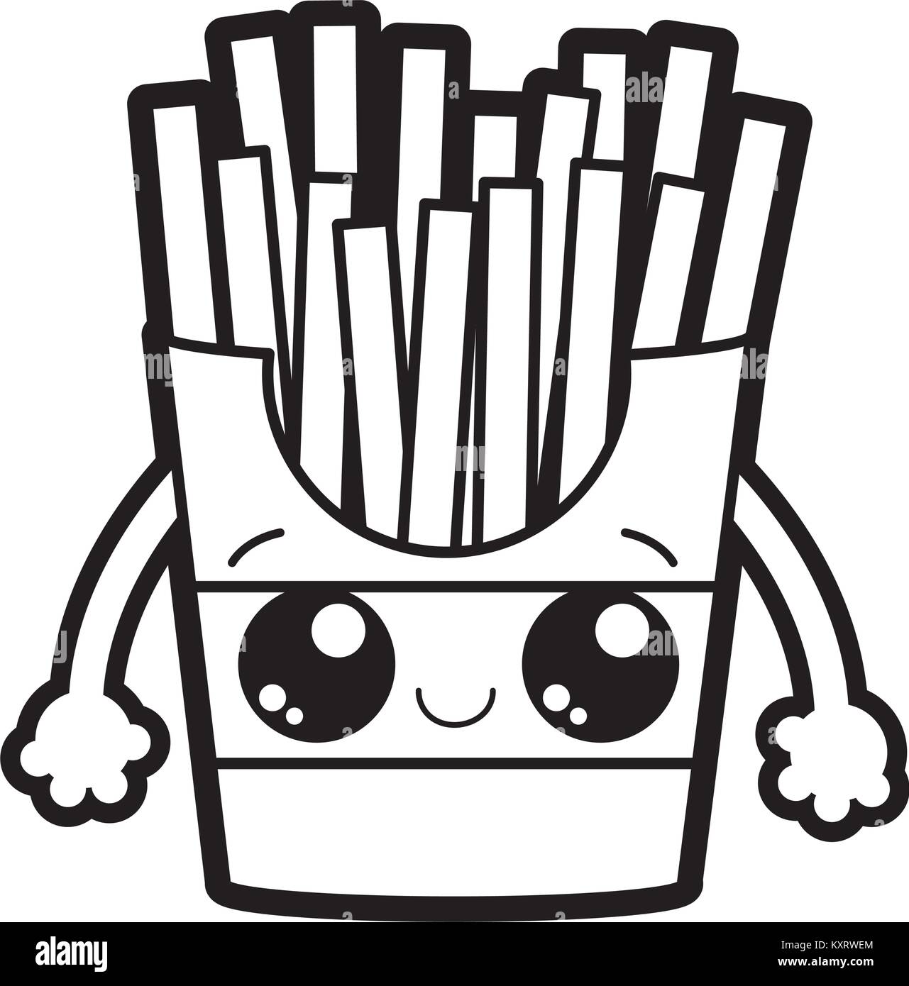 French fries design Stock Vector Image & Art - Alamy