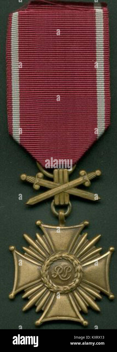 The Cross of Merit with Swords is a military decoration awarded for ...