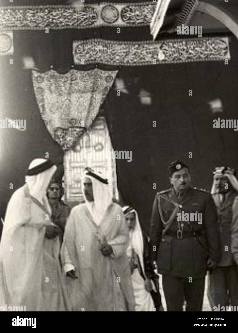 Crown Prince Talal of Jordan in Mecca, 1951 Stock Photo - Alamy