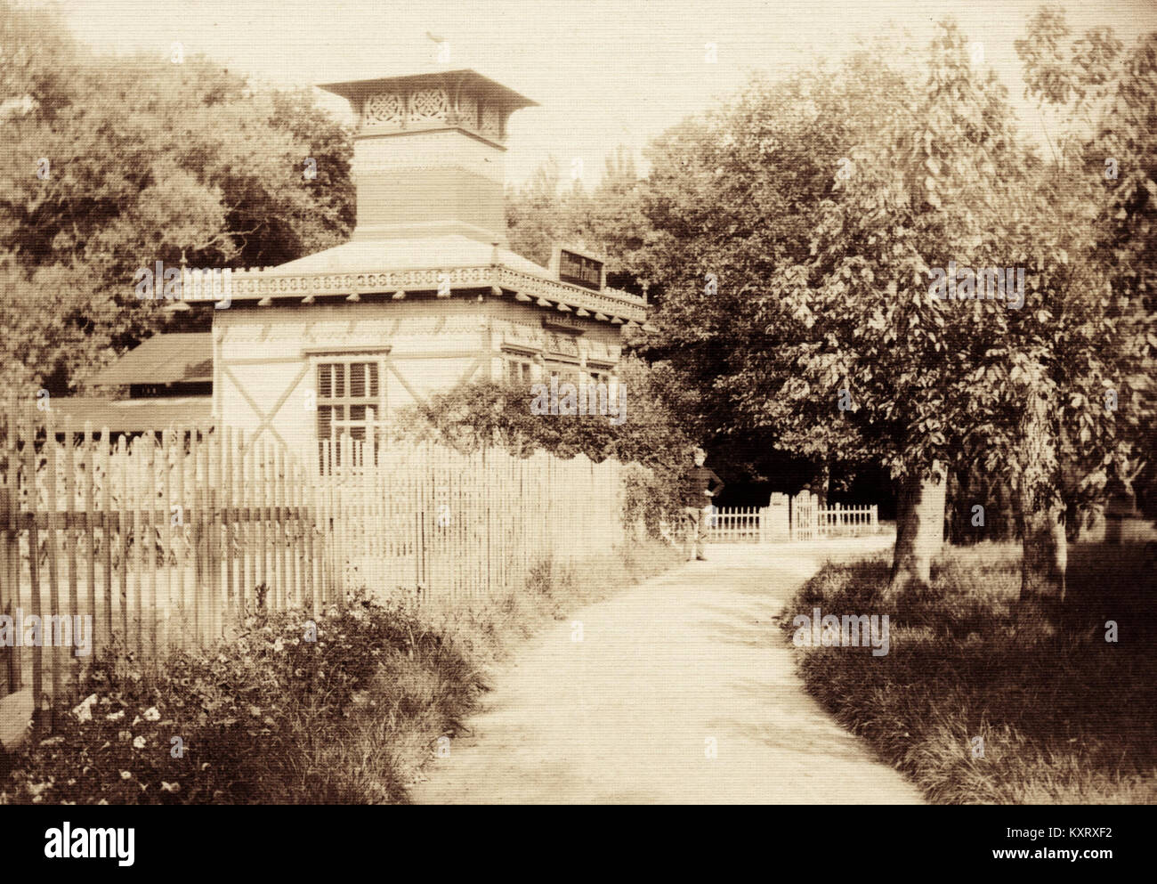 This is an image of the park of the Imperial and Royal Military Academy ...