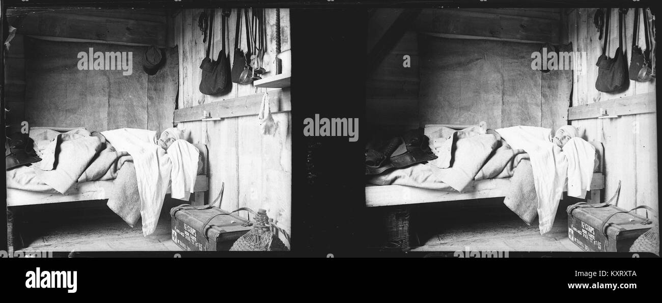 A photograph of R. Berthel in his room, taken as part of the Berthel ...