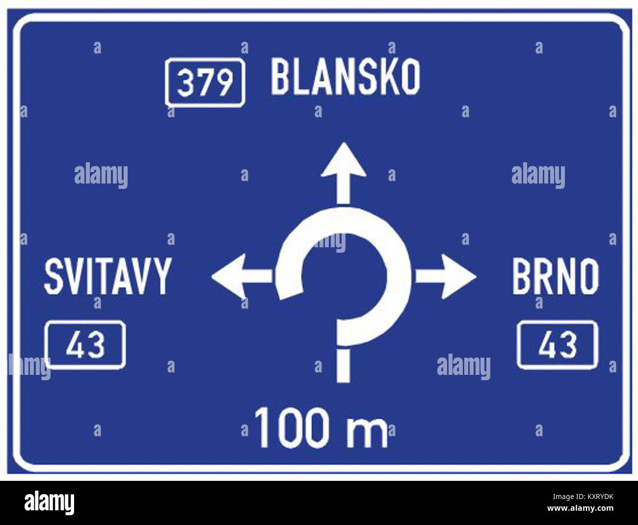 This 2016 photograph depicts the CZ-IS09b intersection in the Czech ...