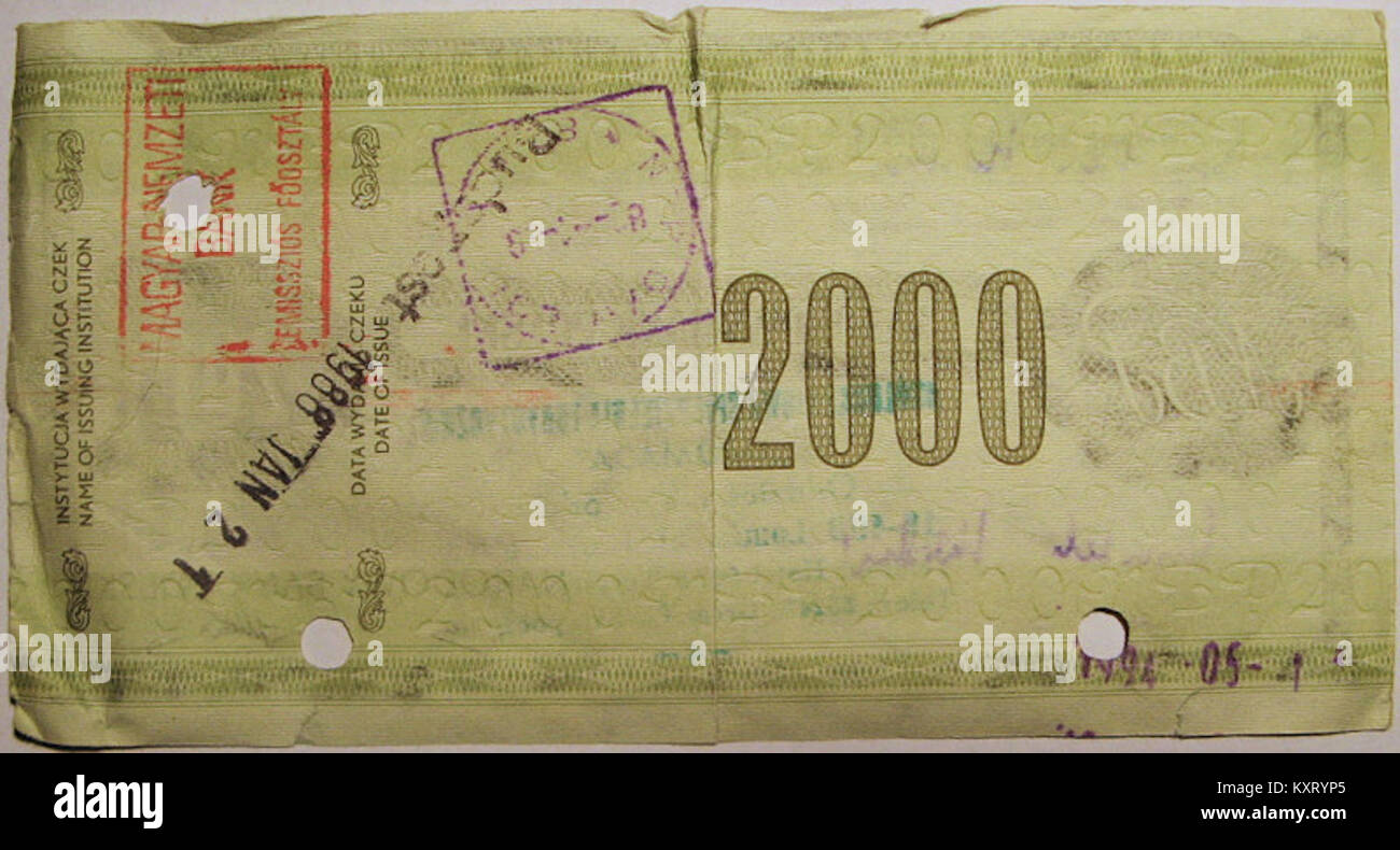 This image shows the reverse side of a Polish 2000-zloty commemorative ...