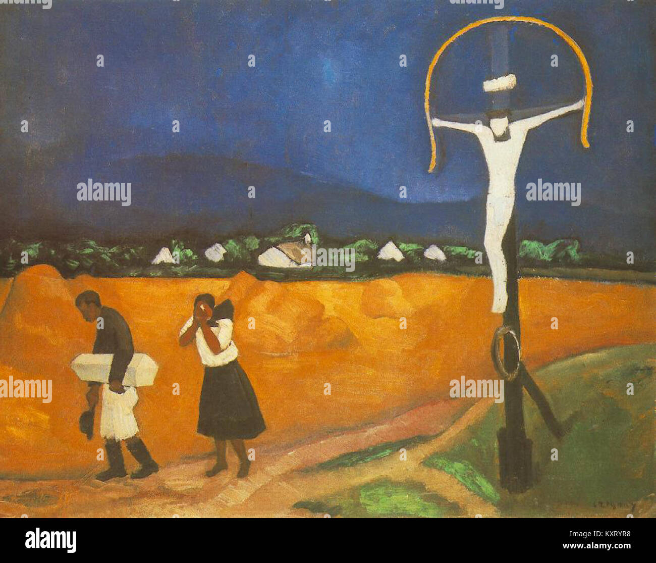 Dezso Czigány was a Hungarian painter whose work 'Burial of a Child ...