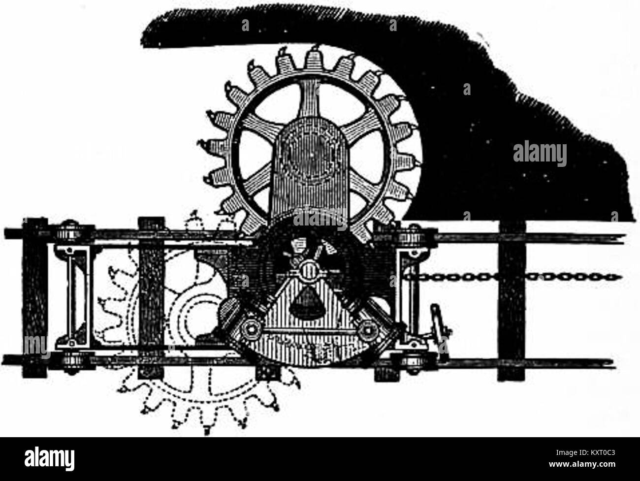 An illustration from the 1911 Encyclopaedia Britannica depicting ...