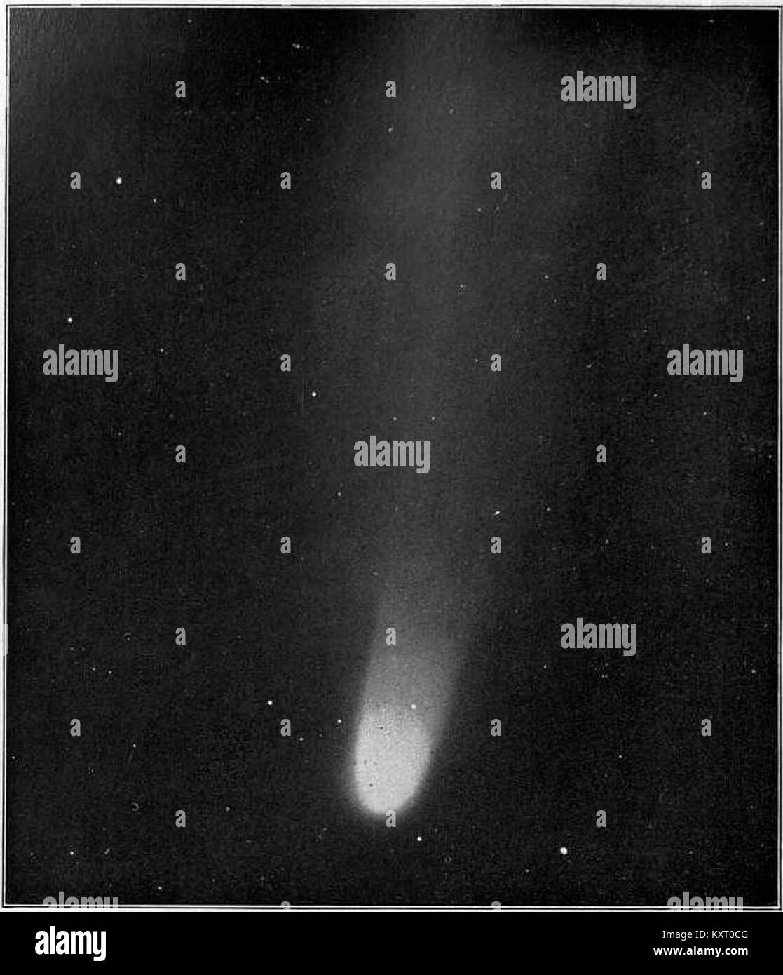 EB1911 - Comet Fig. 3.—Halley’s Comet, 1910 Stock Photo - Alamy
