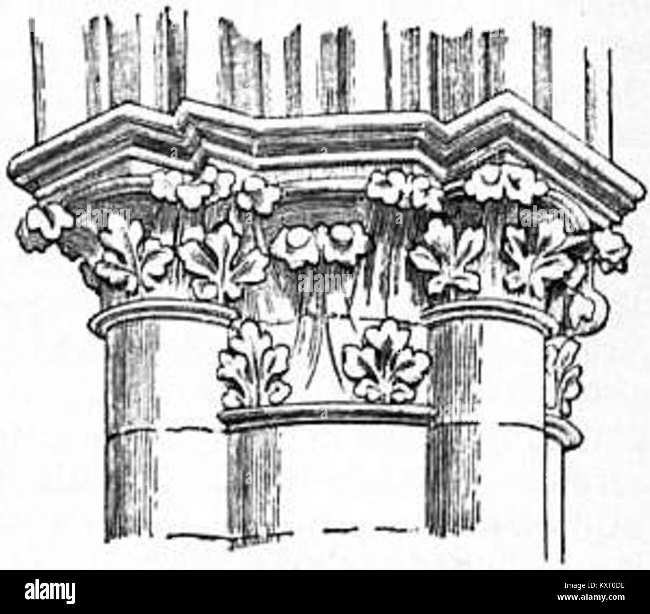 Gothic column Black and White Stock Photos & Images - Alamy