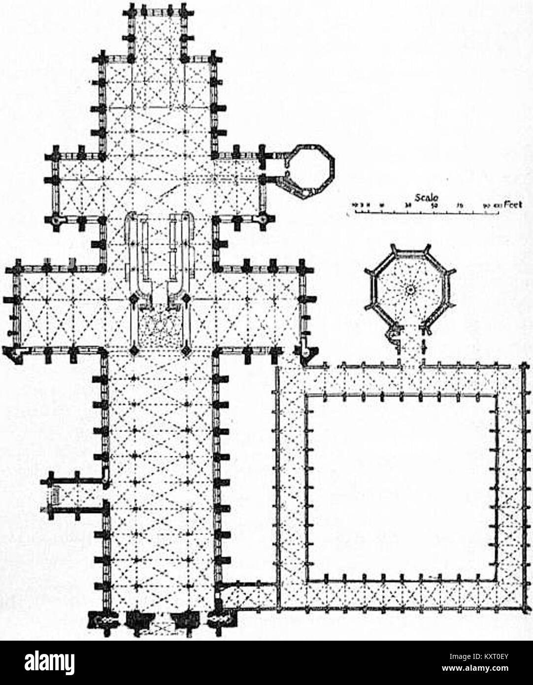 Cathedral floor plan hi-res stock photography and images - Alamy