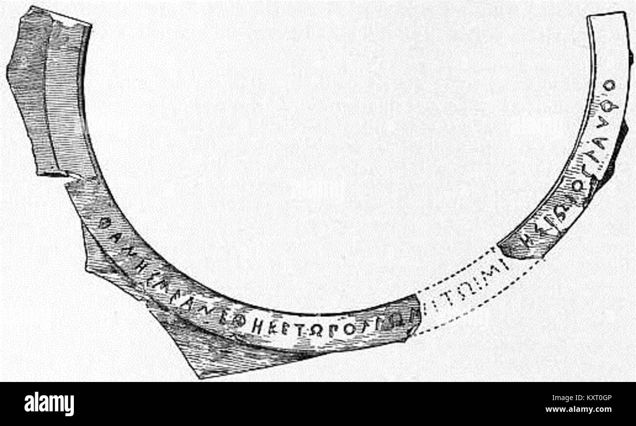 EB1911 Ceramics Fig. 14.—Part of vase from Naucratis with dedication to ...