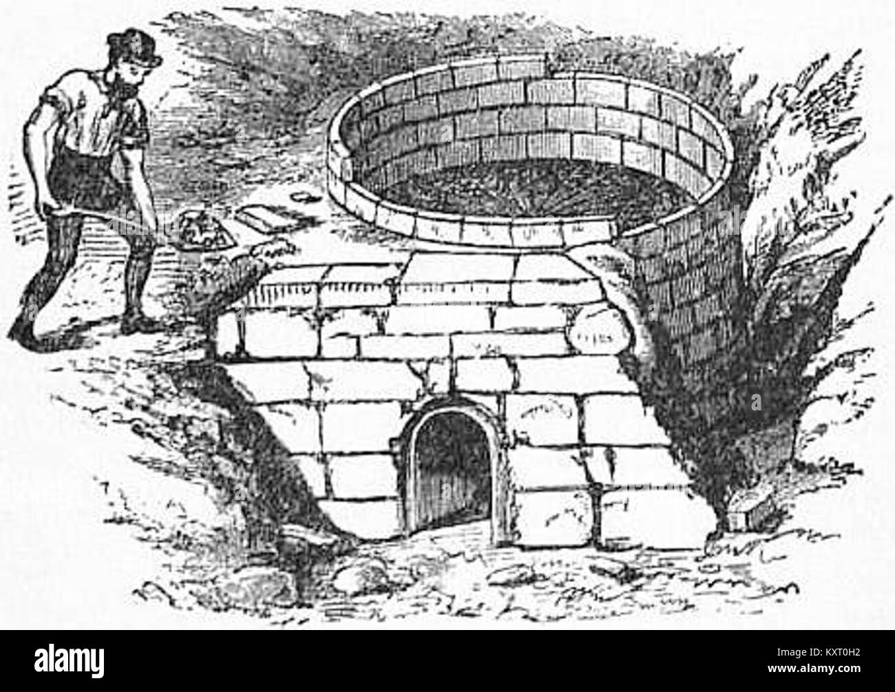 Kiln illustration Black and White Stock Photos & Images - Alamy
