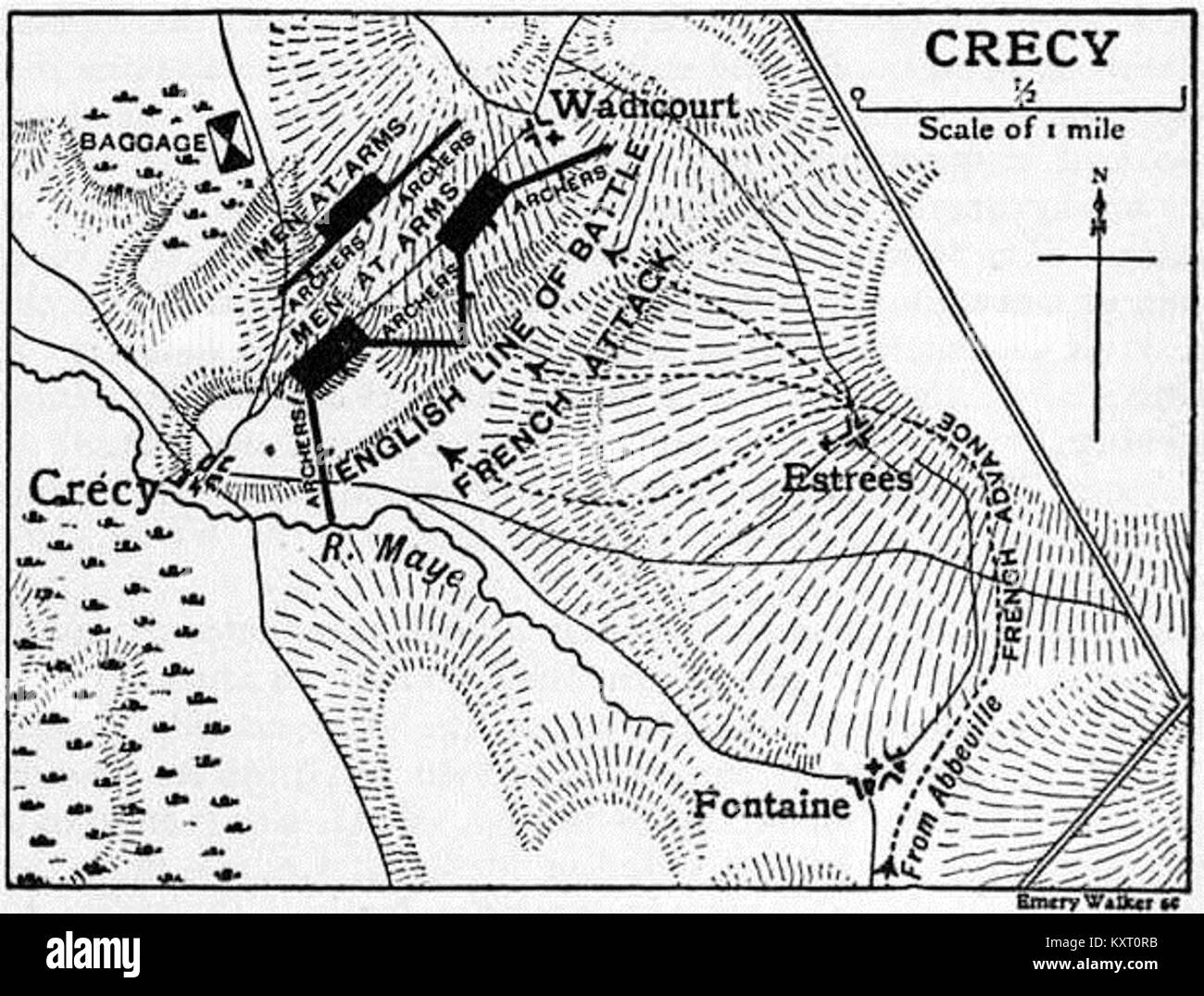 The Battle of Crécy, fought in 1346, was a pivotal event in the Hundred ...