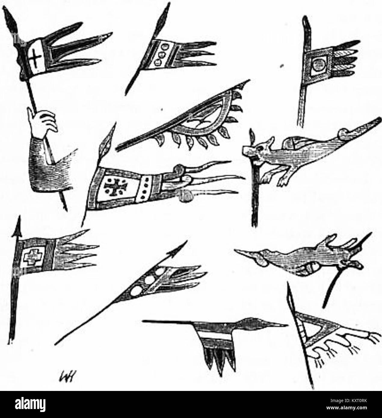 Medieval flags hi-res stock photography and images - Alamy