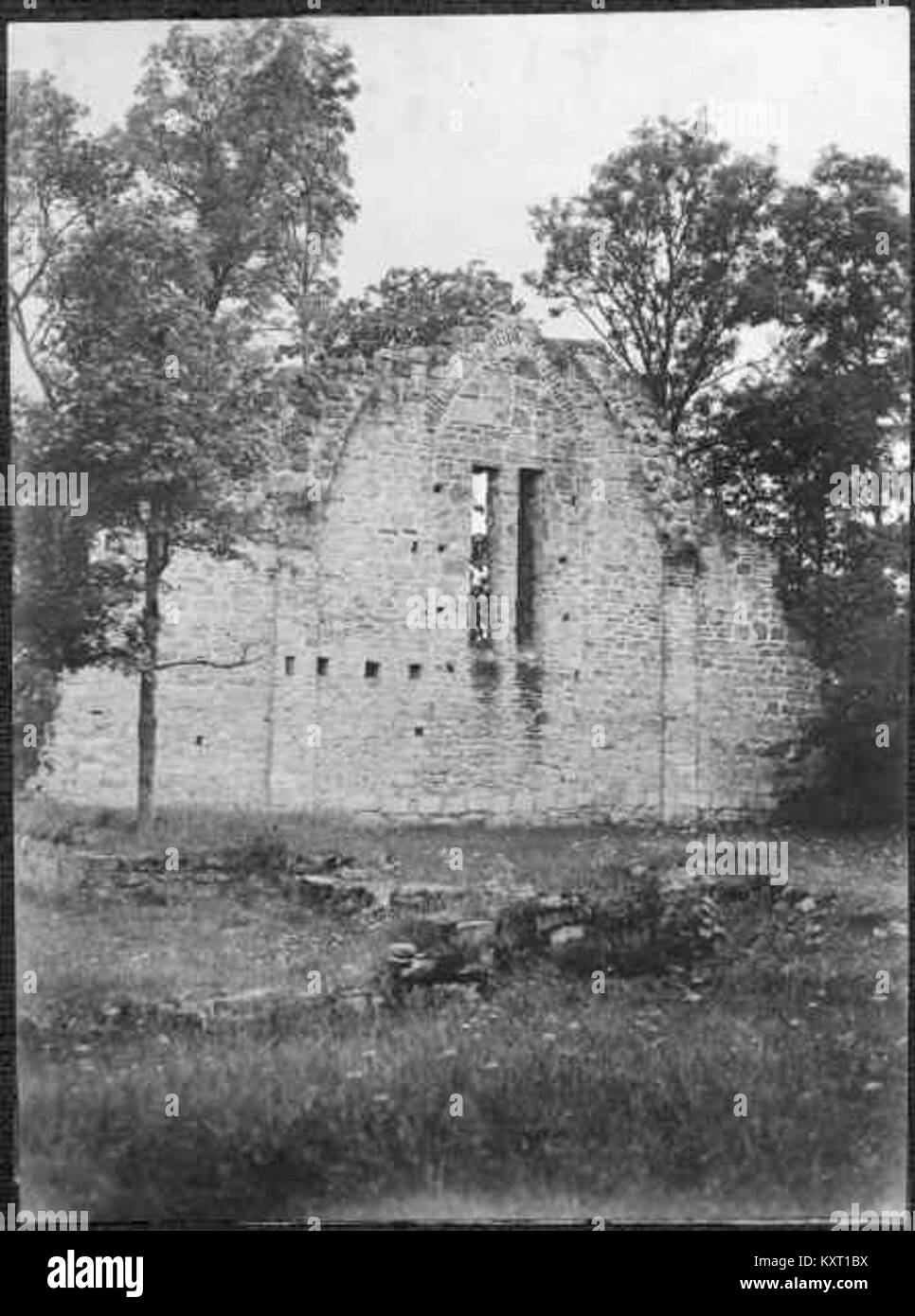 The Riseberga Abbey ruins in Edsberg, Sweden, are an important ...