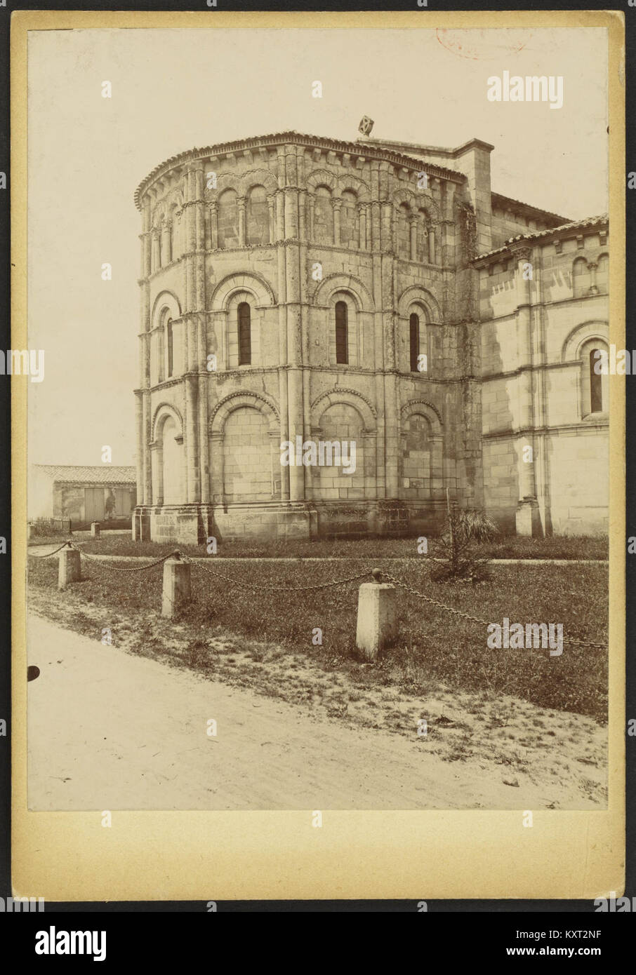 The Église Notre-Dame de Bayon-sur-Gironde, a historic church in France ...