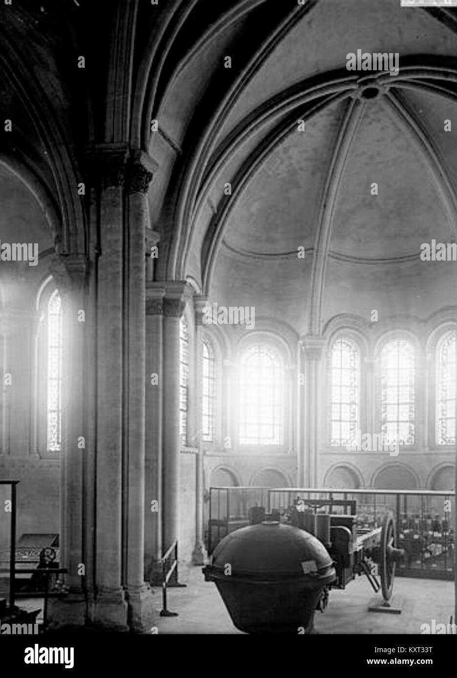 Interior of the Church of Saint-Martin-des-Champs in Paris, France ...