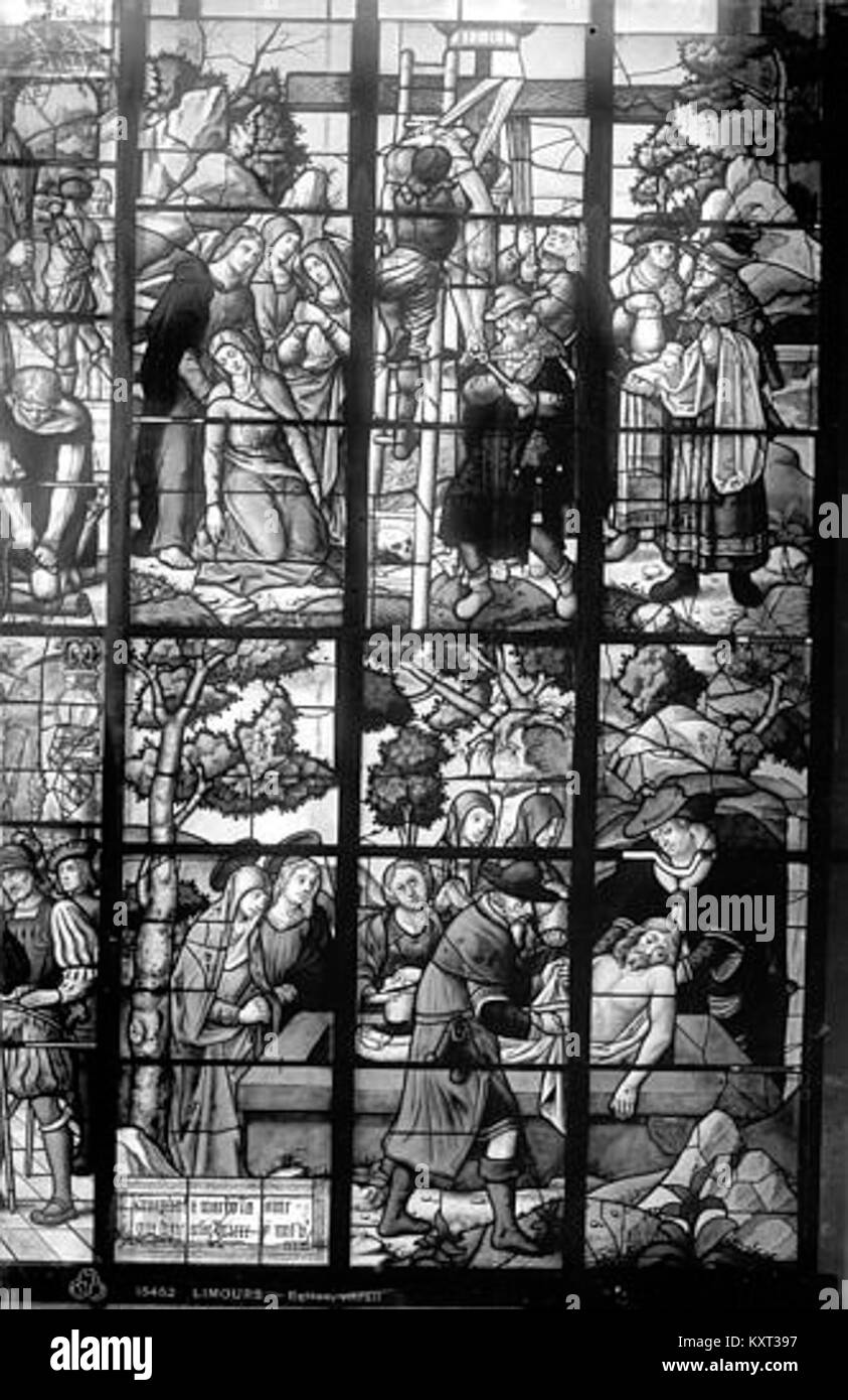 Image stained glass windows Black and White Stock Photos & Images - Alamy