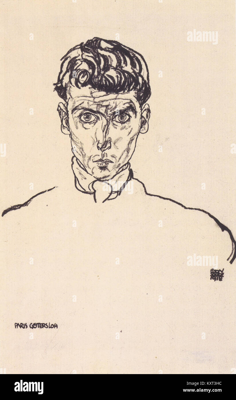 Austrian expressionist artist egon schiele hi-res stock photography and ...