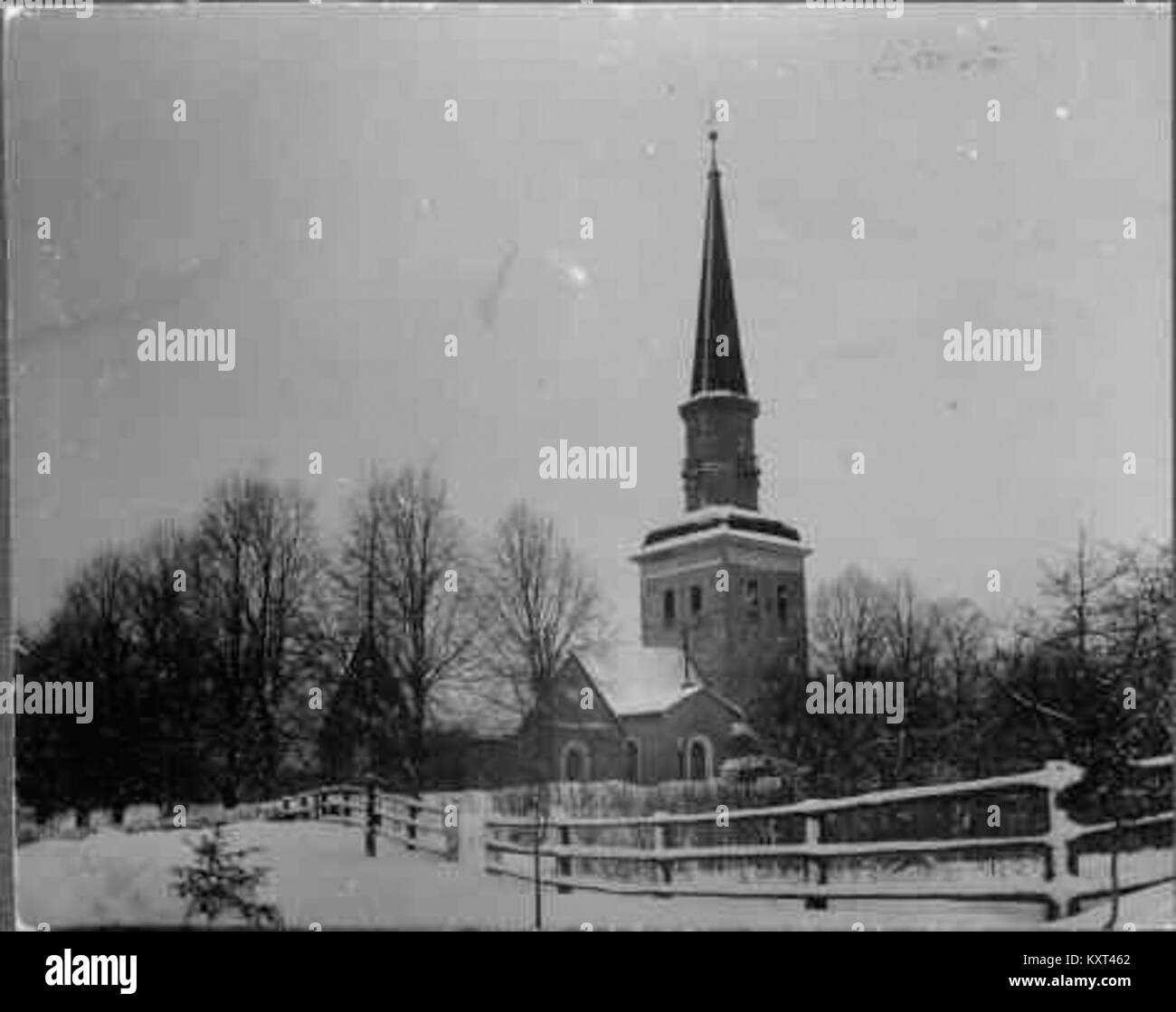 Ekerö Church archive entry KMB 16000200115044 shows the simple nave and ...