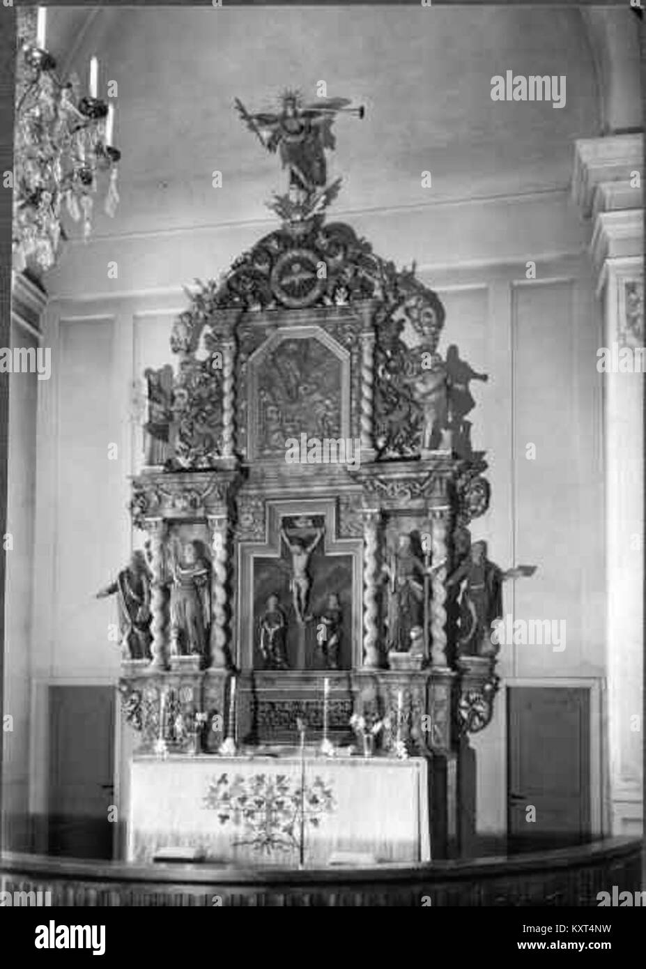 Photograph of Eksjö Church in Sweden, preserved in the KMB collection ...