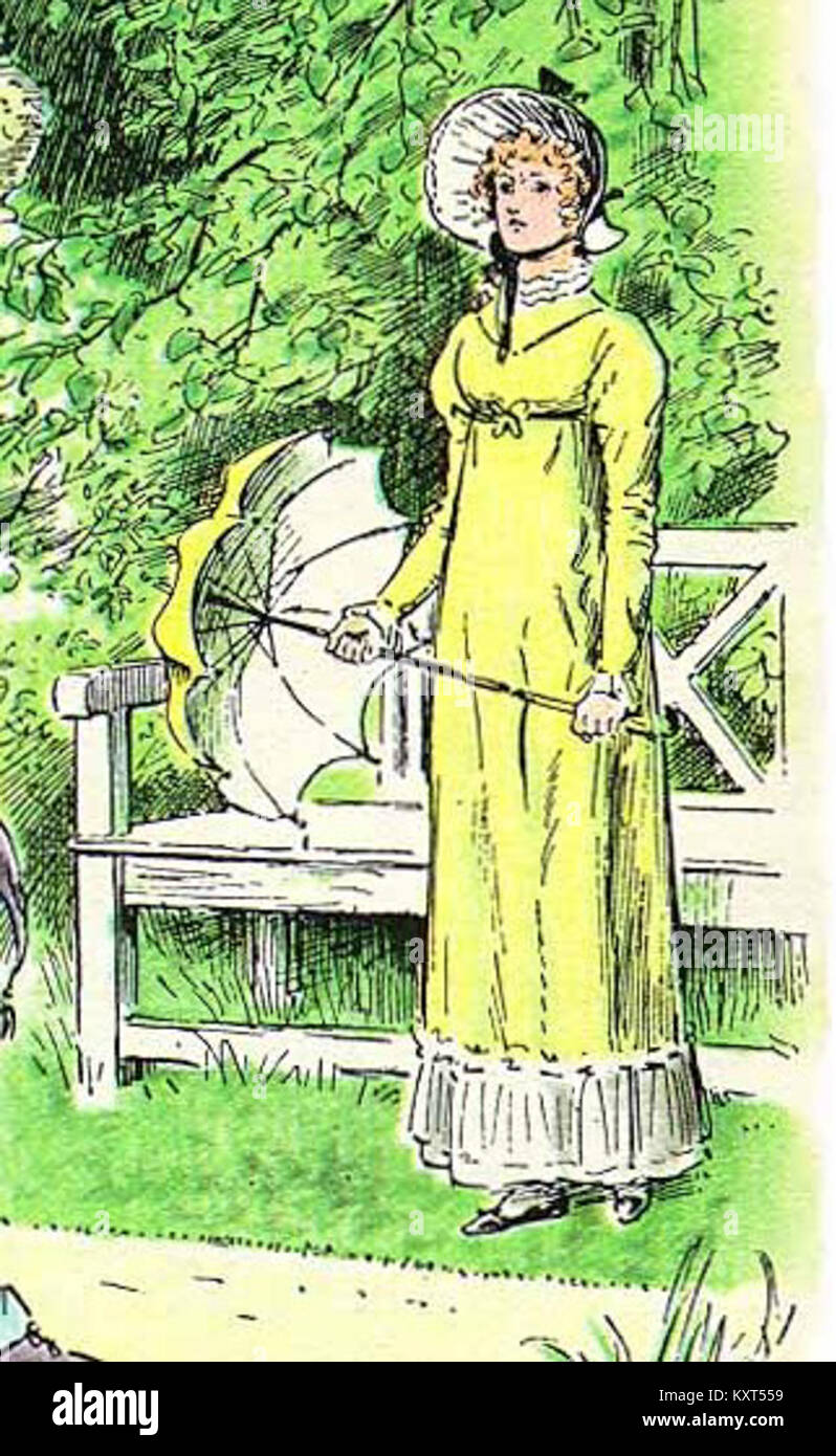 A detailed depiction of Elisabeth Bennet, a central character from Jane ...