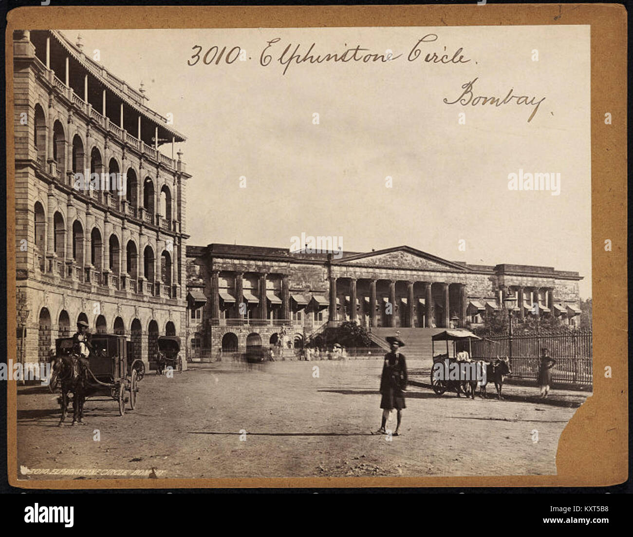 Photograph by Francis Frith of Elphinstone Circle in Bombay (now Mumbai ...