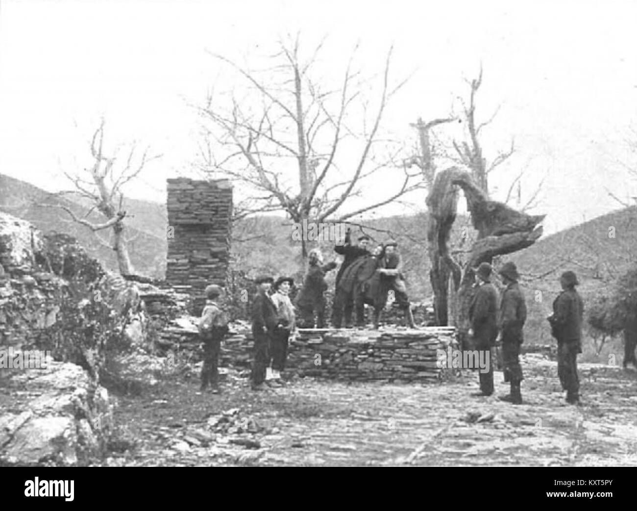 Photograph of the Mestas Theater by Venancio Gombau, depicting the ...