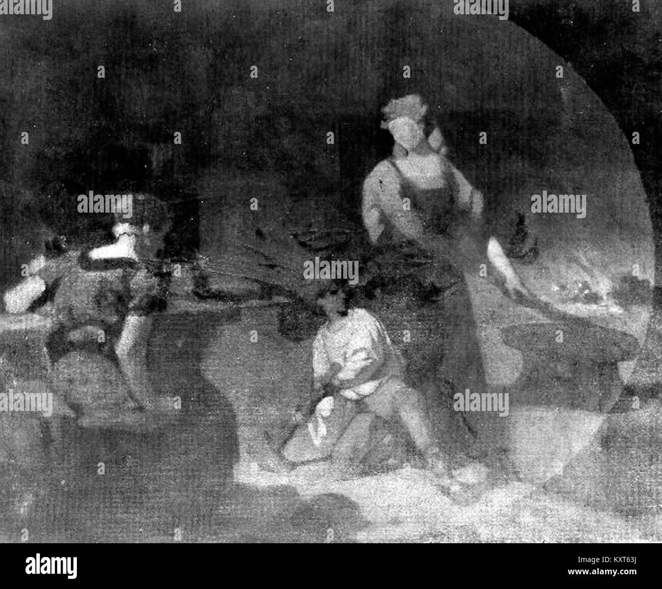 Emil Lauffer 28. 6. 1837-31. 5. 1909 - Mlady kovar, studie Stock Photo ...