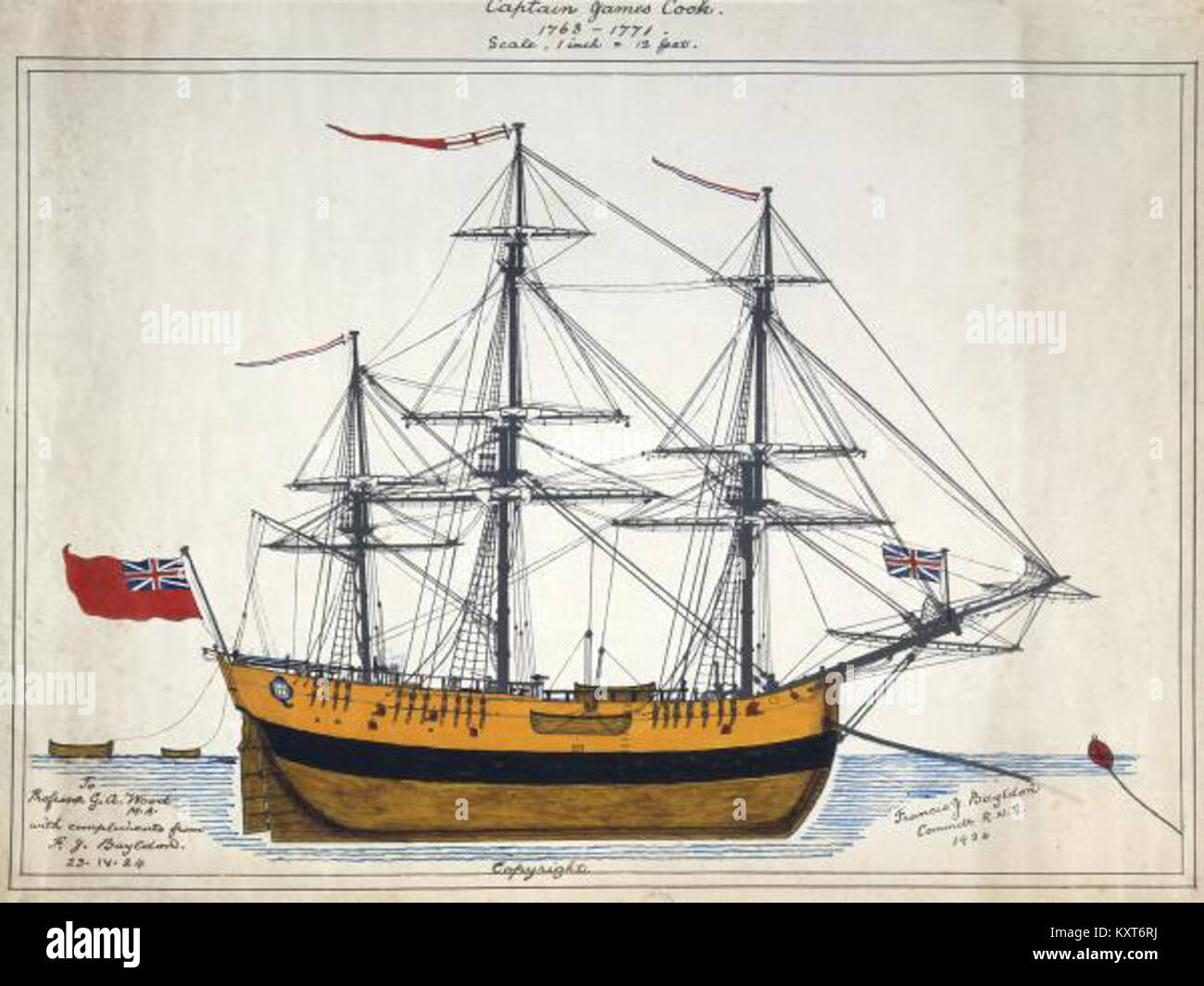 18th century exploration ship hi-res stock photography and images - Alamy