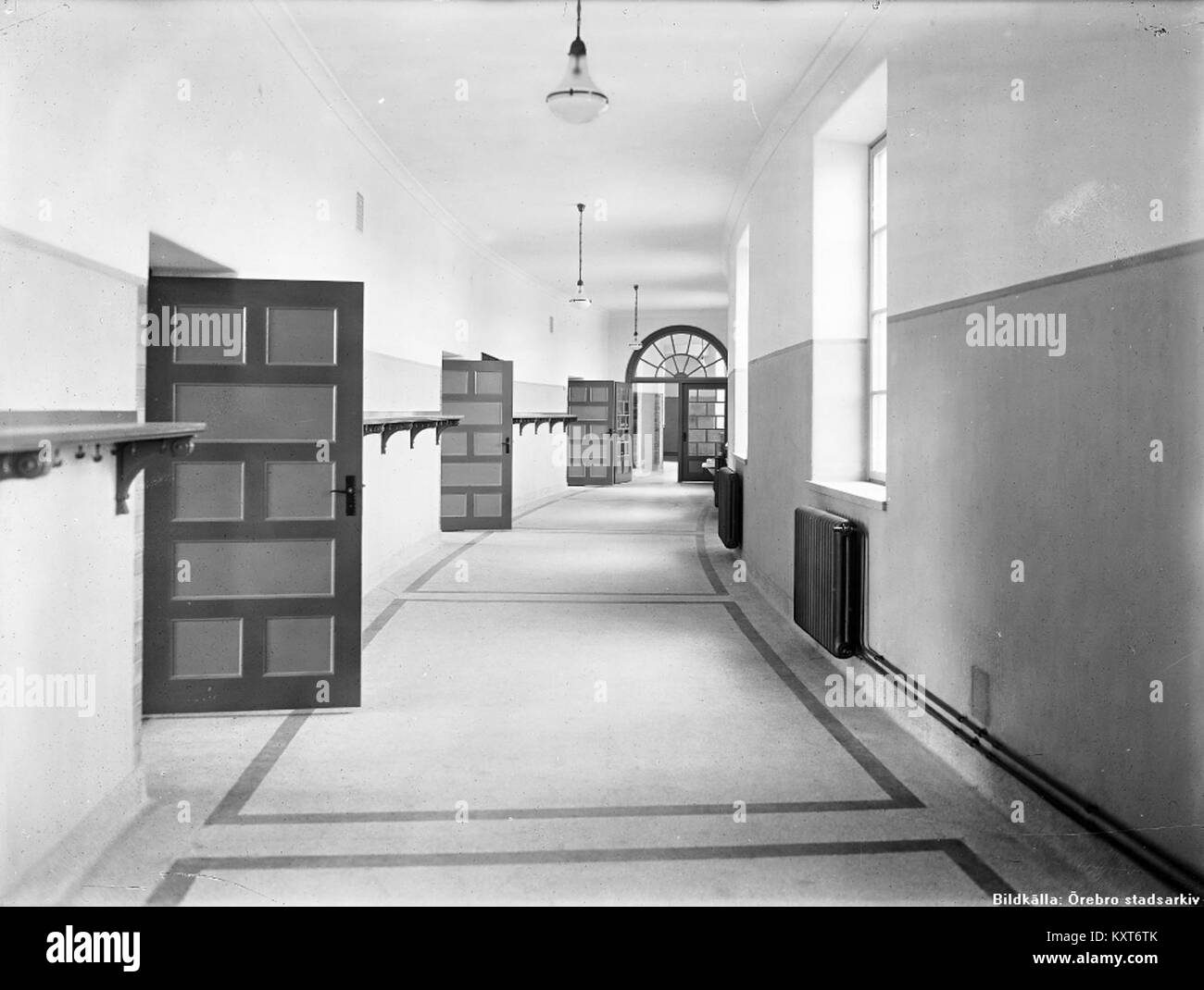 The interior of Engelbrektsskolan, a school in Sweden, is known for its ...