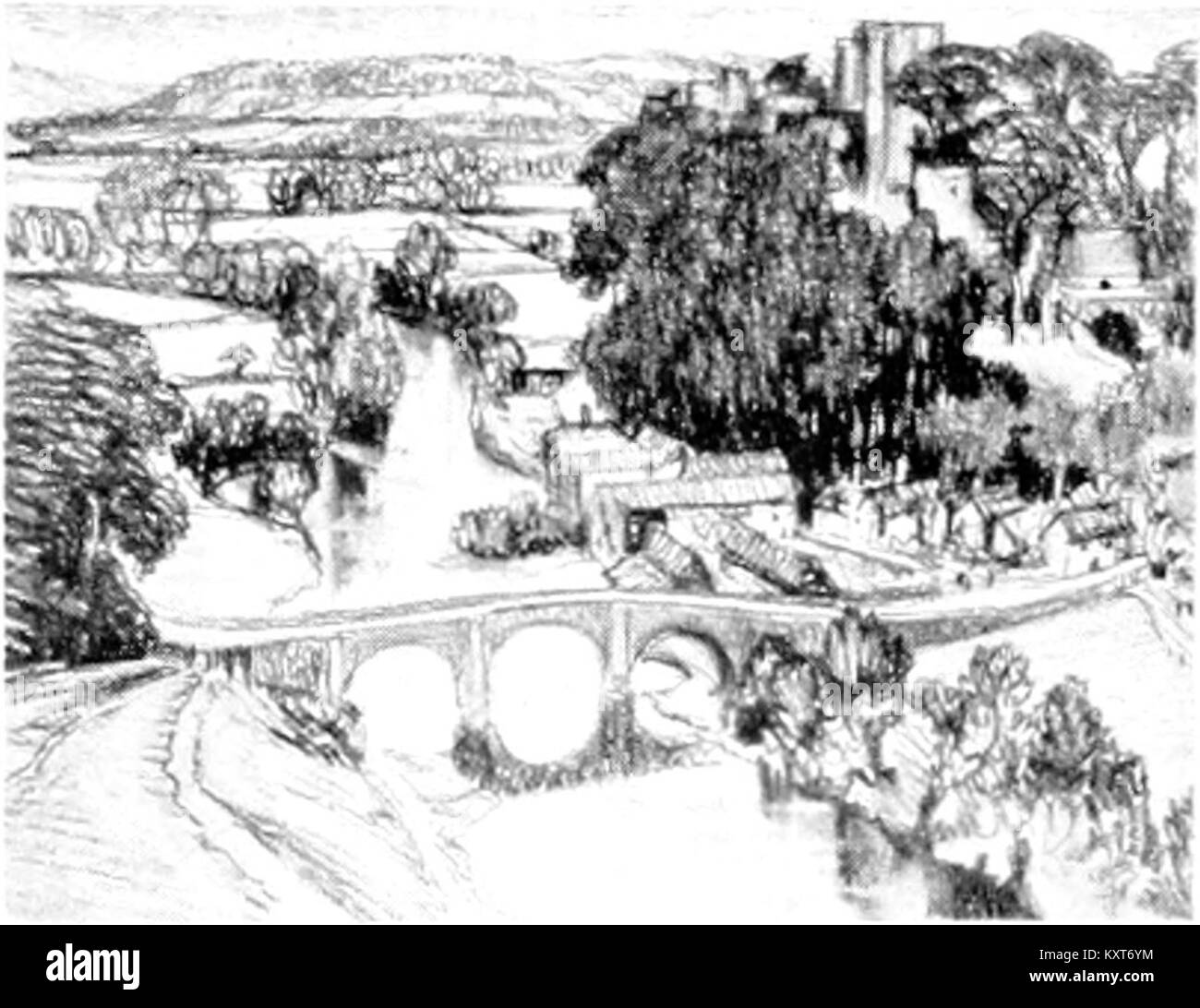 A page from 'English Hours' (1905) by The Riverside Press, featuring an ...