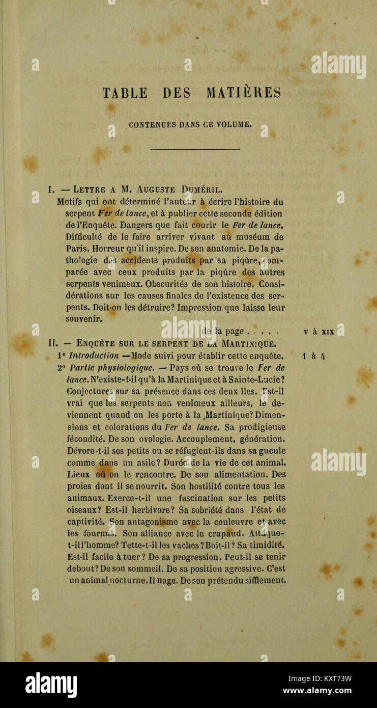 Scientific document discussing the fer-de-lance viper (Bothrops ...
