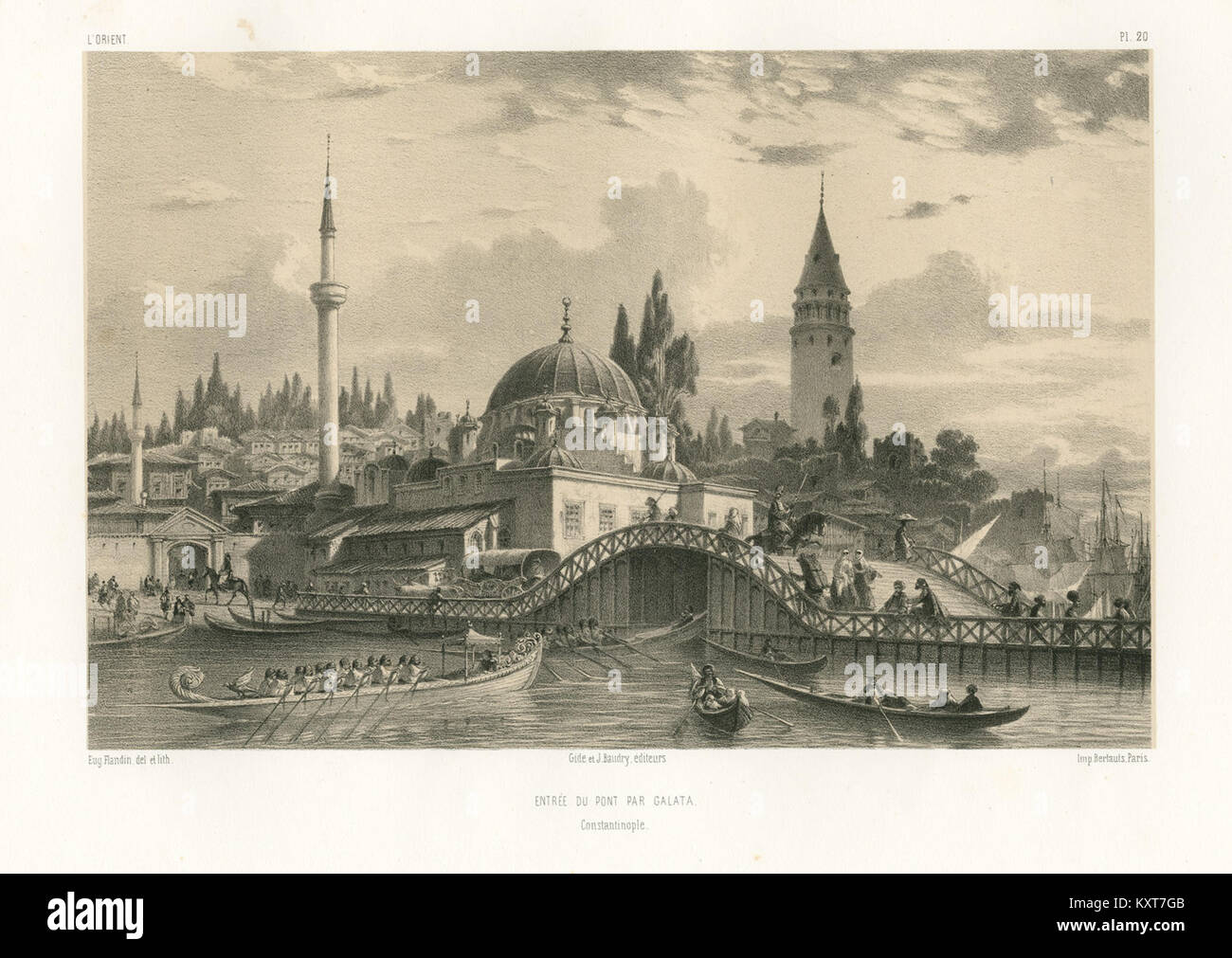 A painting by Eugène Flandin from 1853 depicting the entrance to the ...