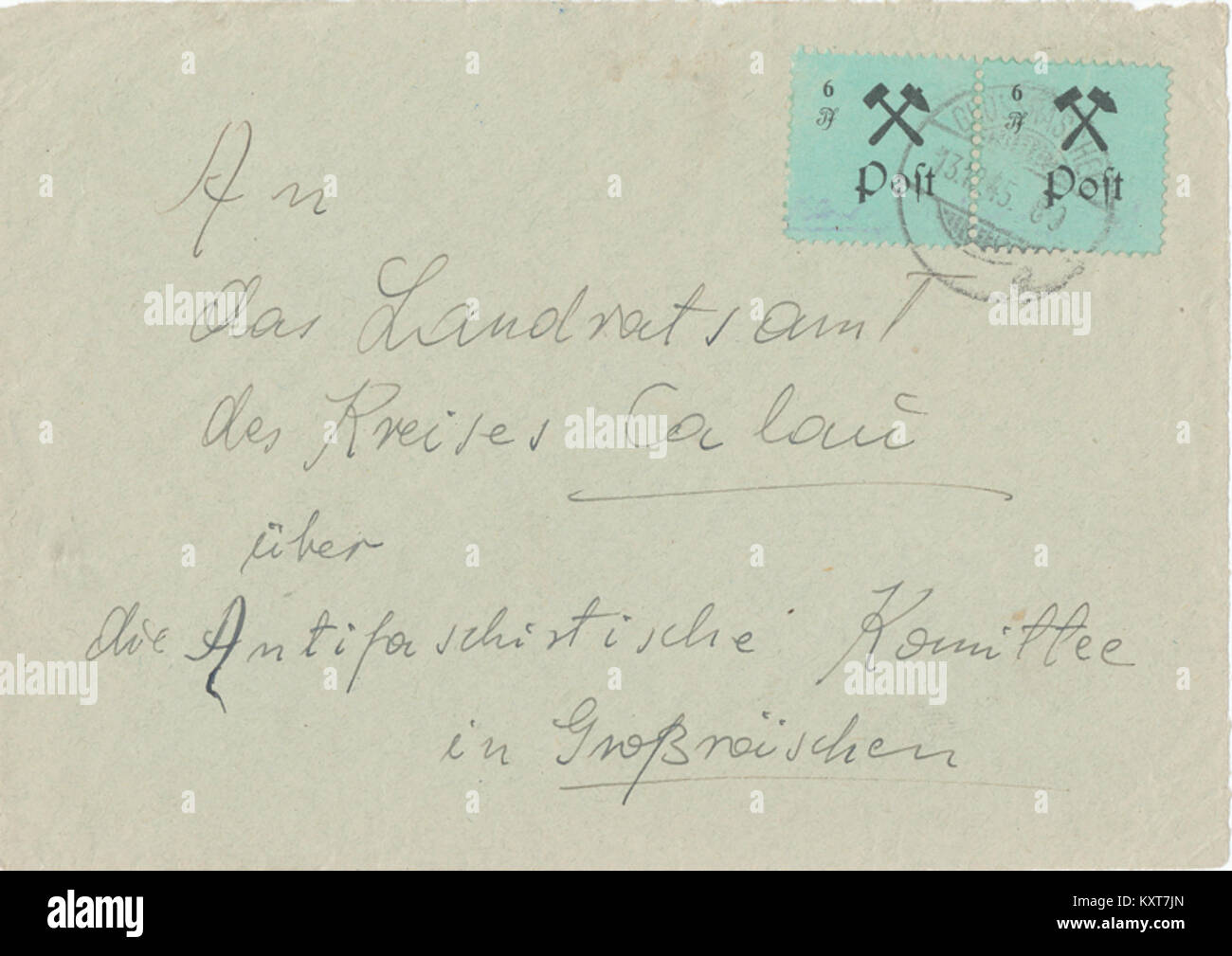 Envelope stamp germany hi-res stock photography and images - Alamy