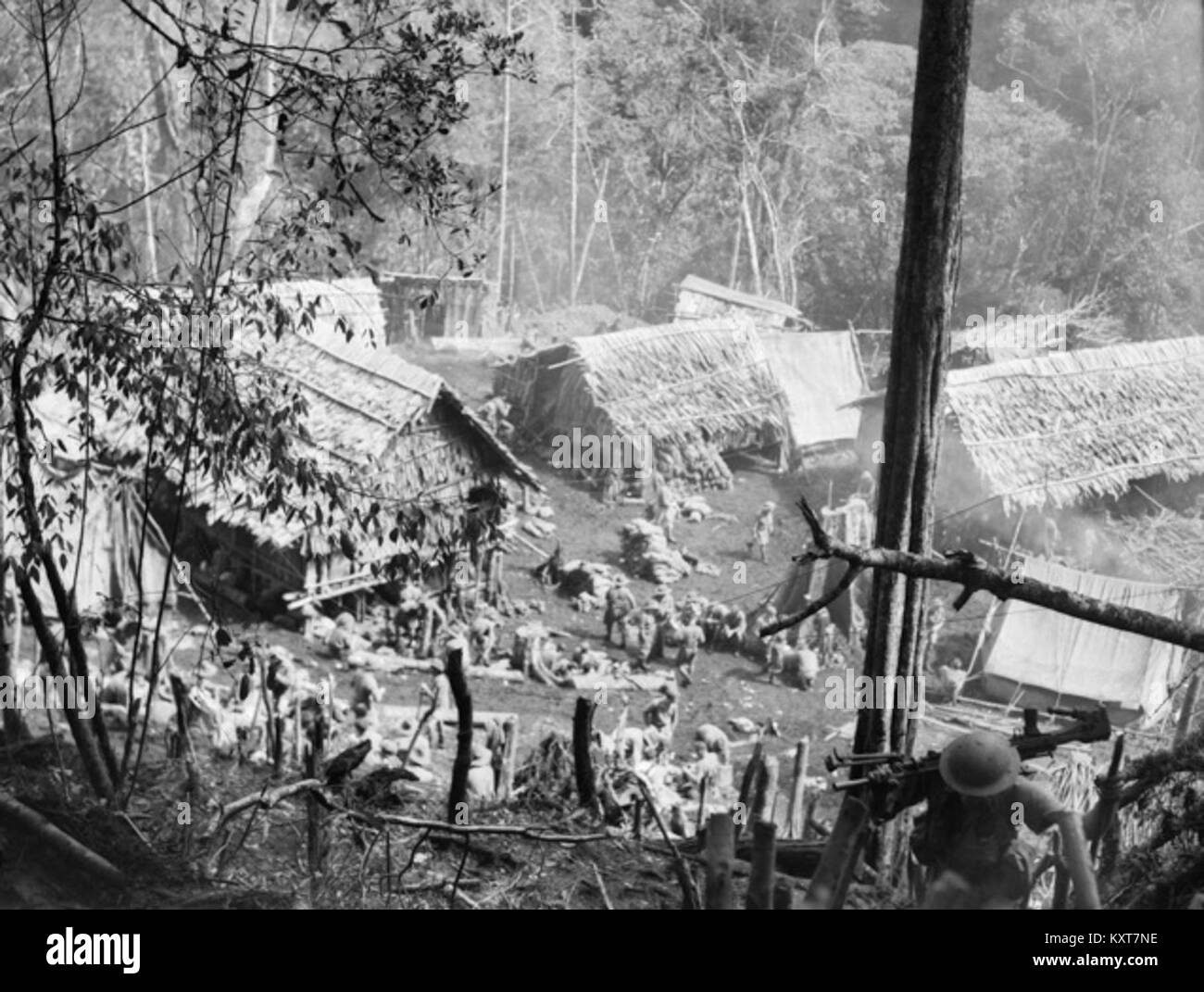 Photograph from August 1942 showing Eora Village, an important Pacific ...
