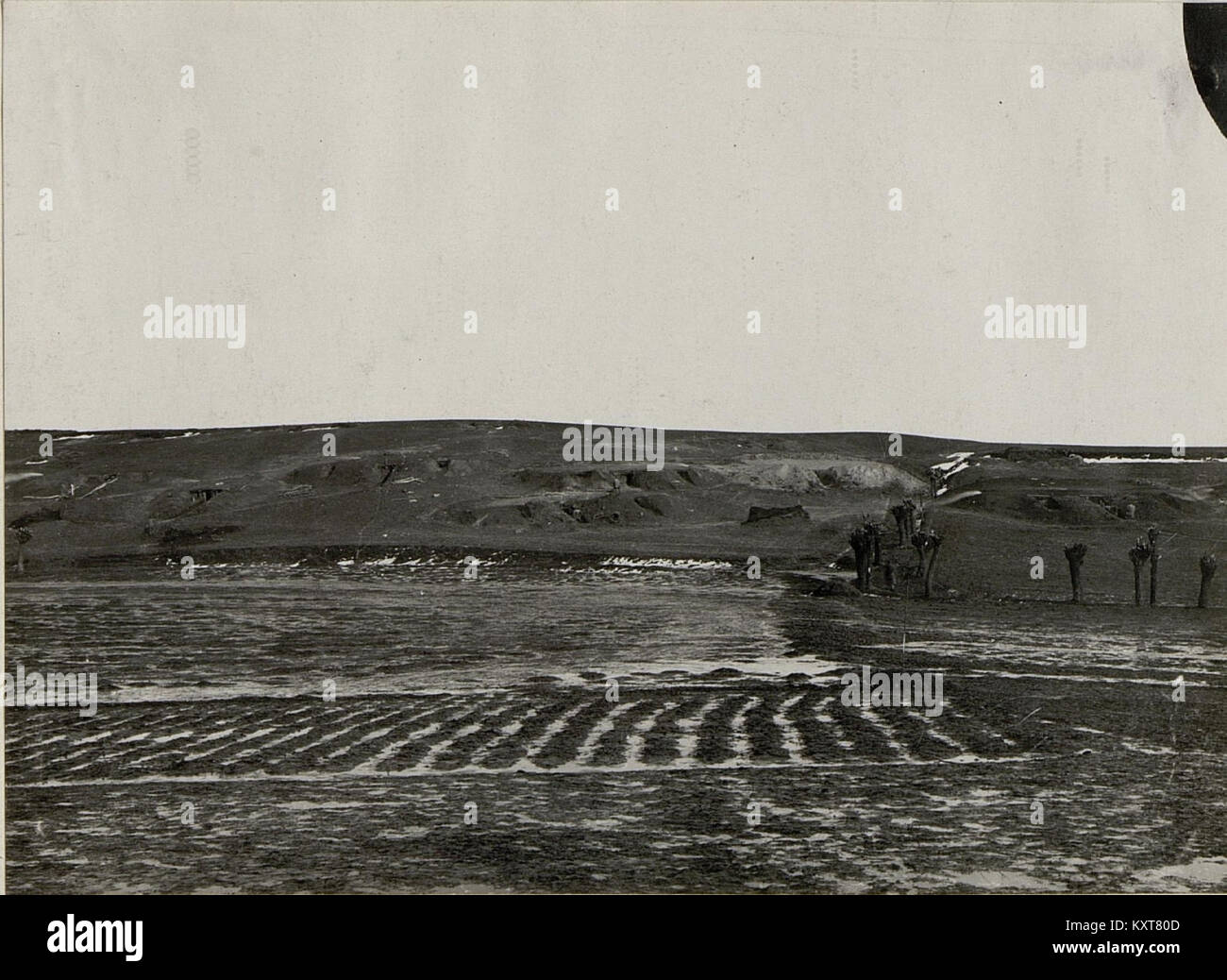 A historical image of the underground structures of the Reserve ...