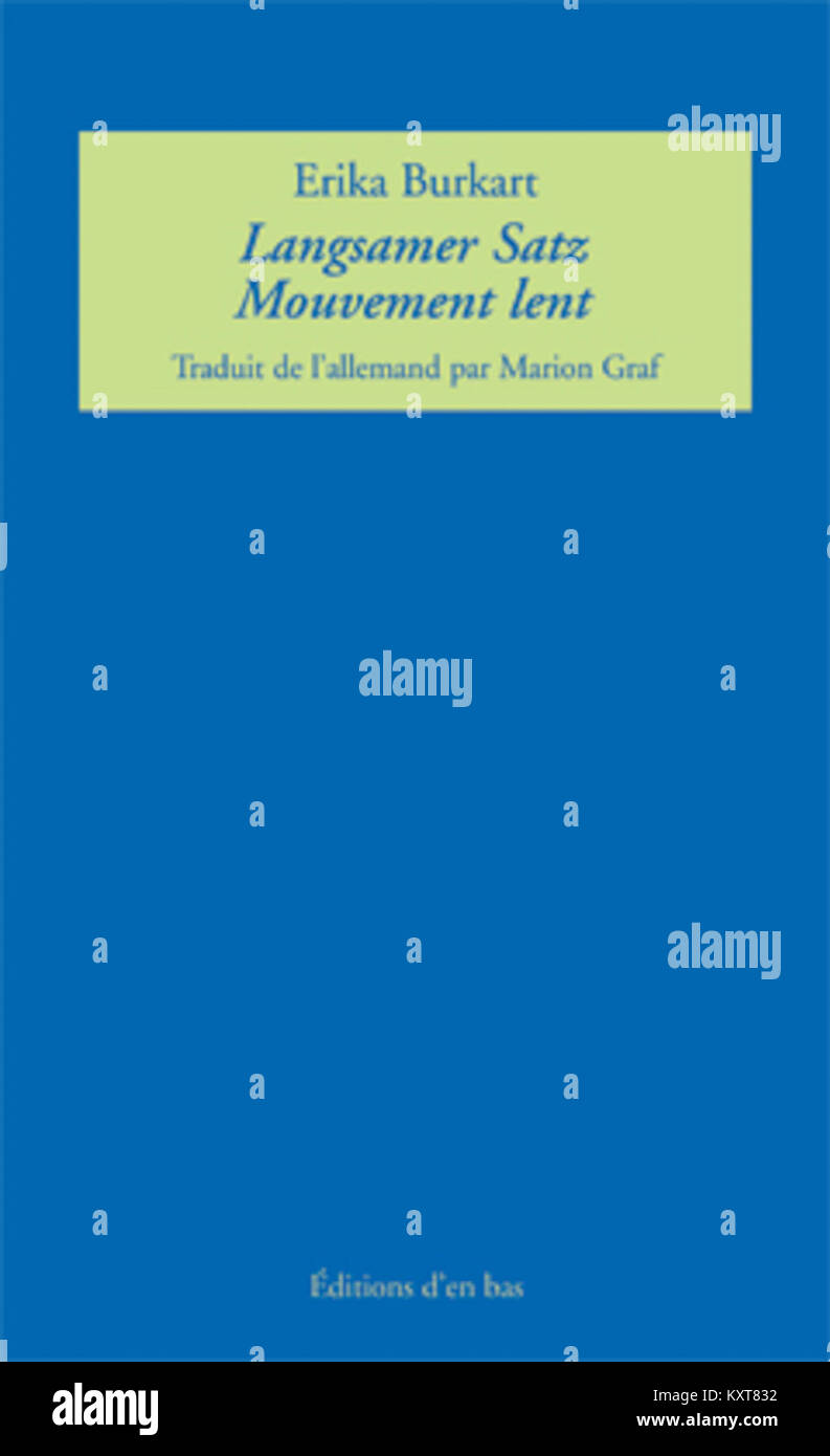 Langsamer Satz (2002) by Erika Burkart, a significant piece of ...