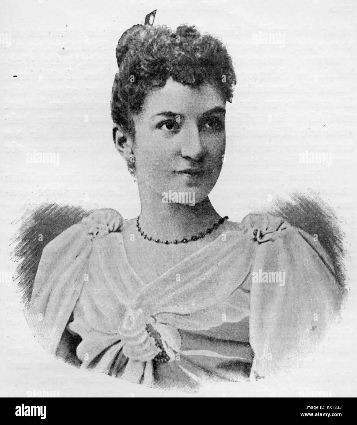 European music soprano singer opera musical Black and White Stock ...