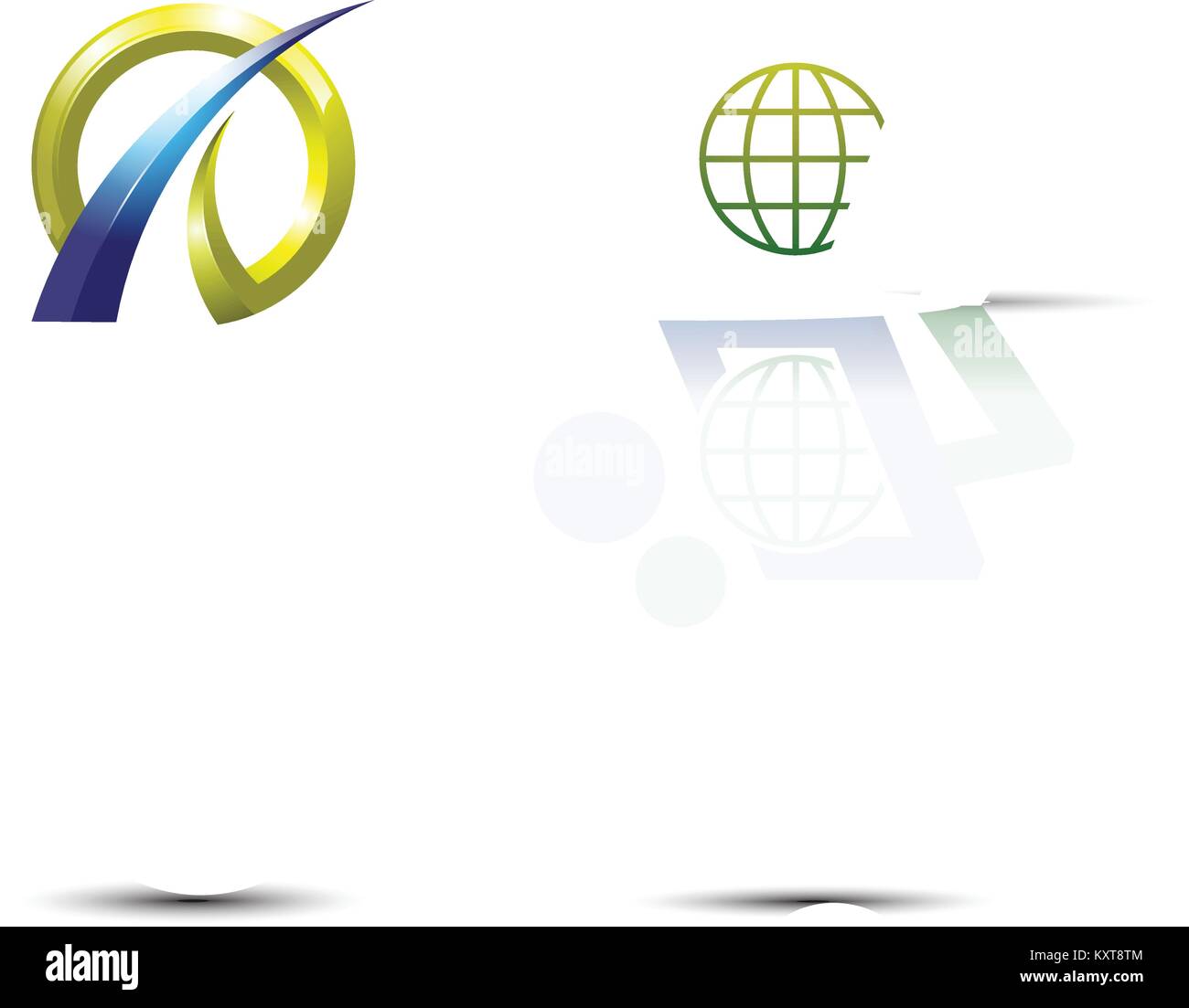 modern and elegant technology 3d logo concept Stock Vector Image & Art ...