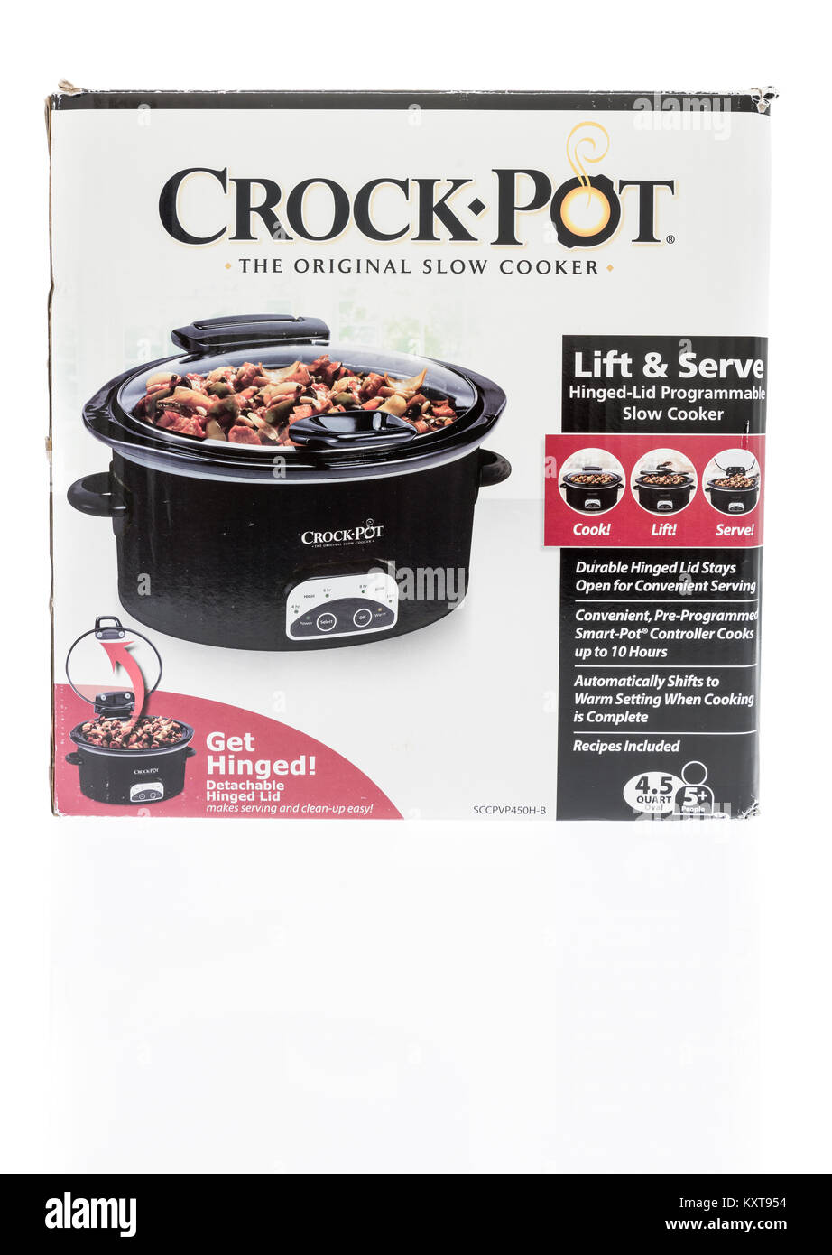 Winneconne, WI -4 Janurary 201: A box of a Crock Pot slow cooker on an ...