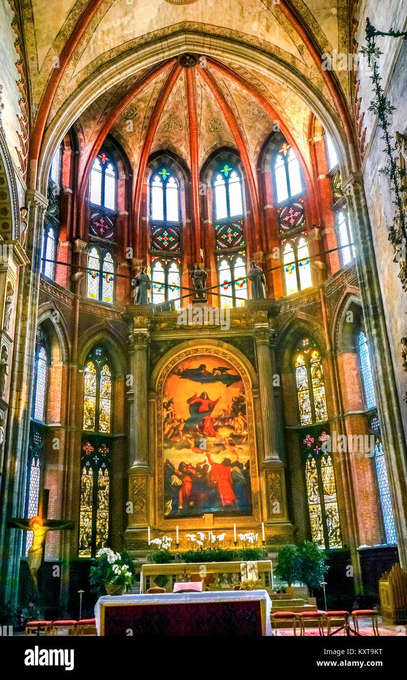 Titian Assumption Virgin Mary Rise to Heaven Painting Santa Maria ...