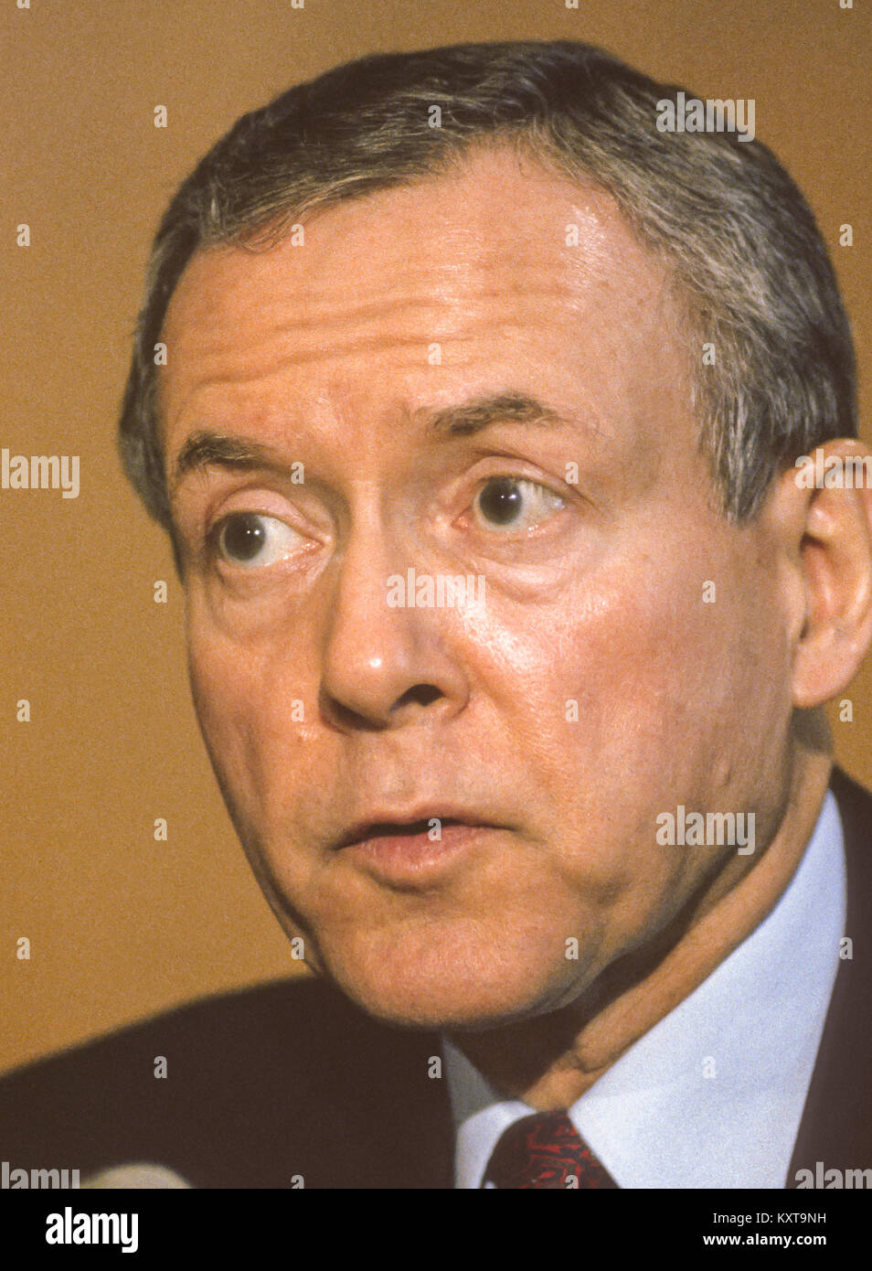 WASHINGTON, DC, USA - MAY 18, 1992: U.S. Senator Orrin Hatch (R-UTAH ...