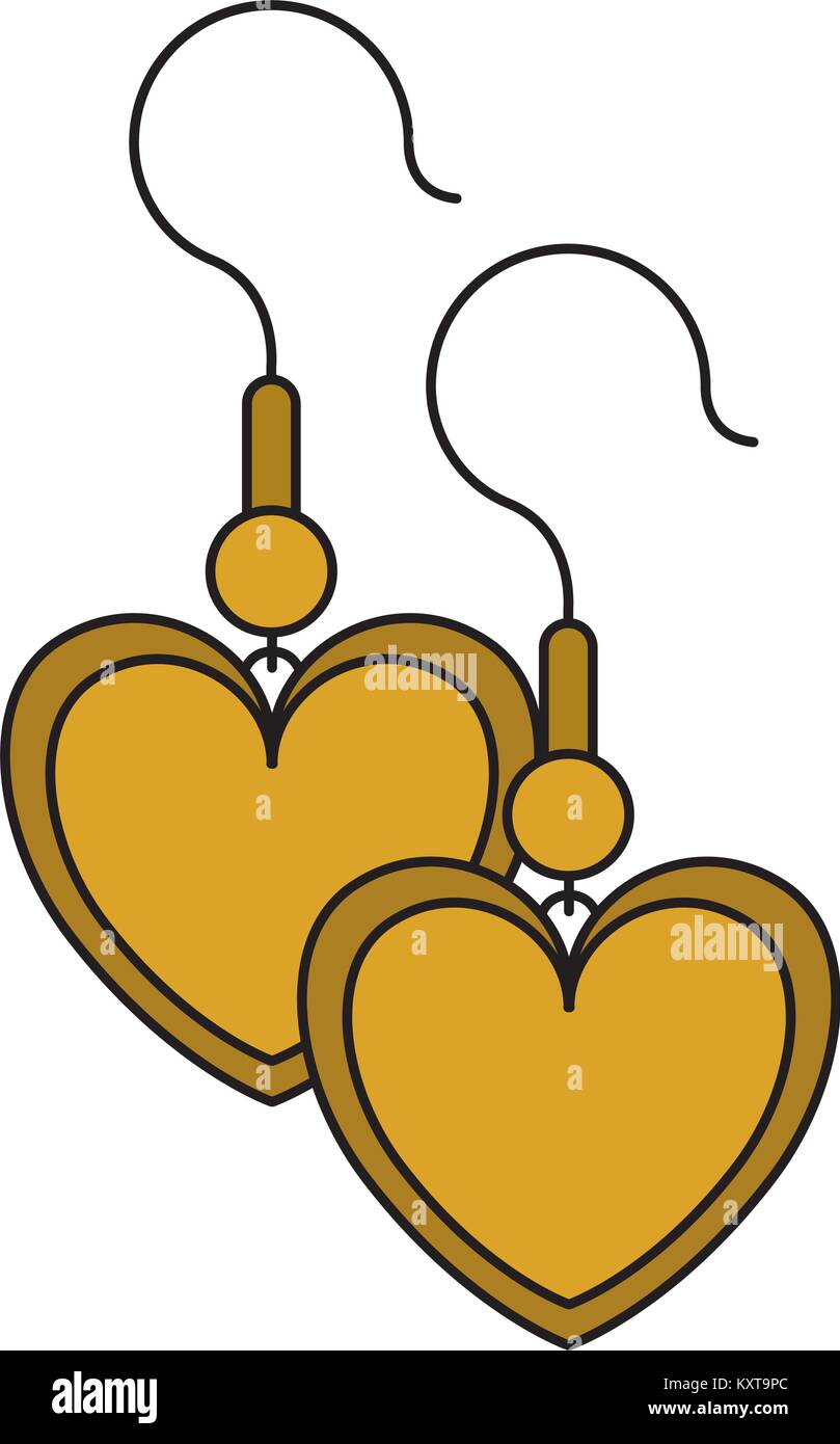 Hanging earrings Stock Vector Images - Alamy