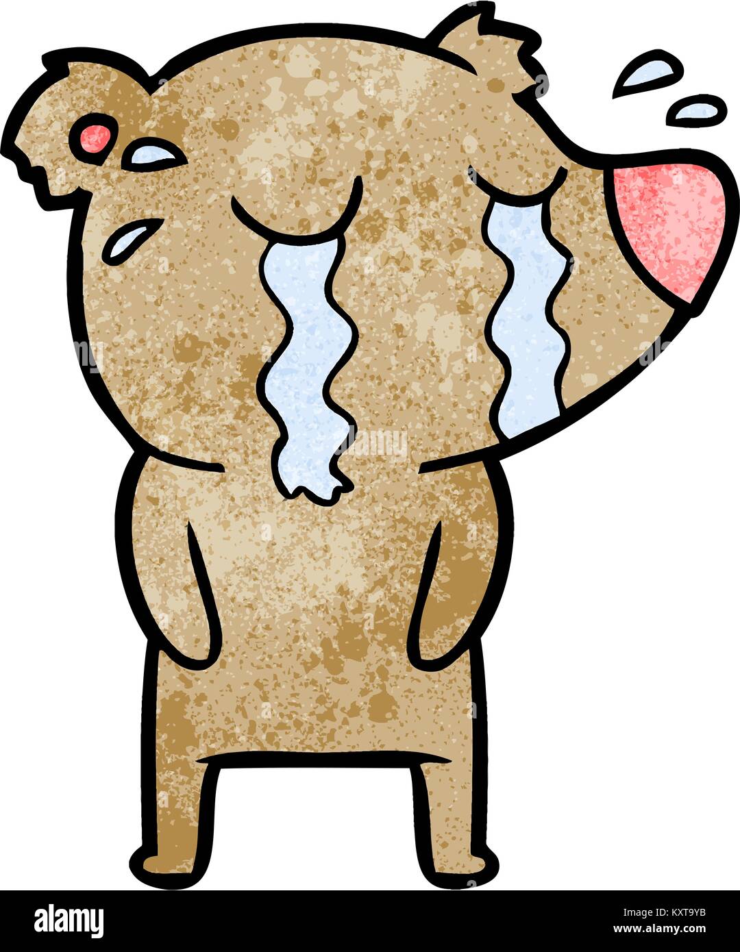 cartoon crying bear Stock Vector Image & Art - Alamy